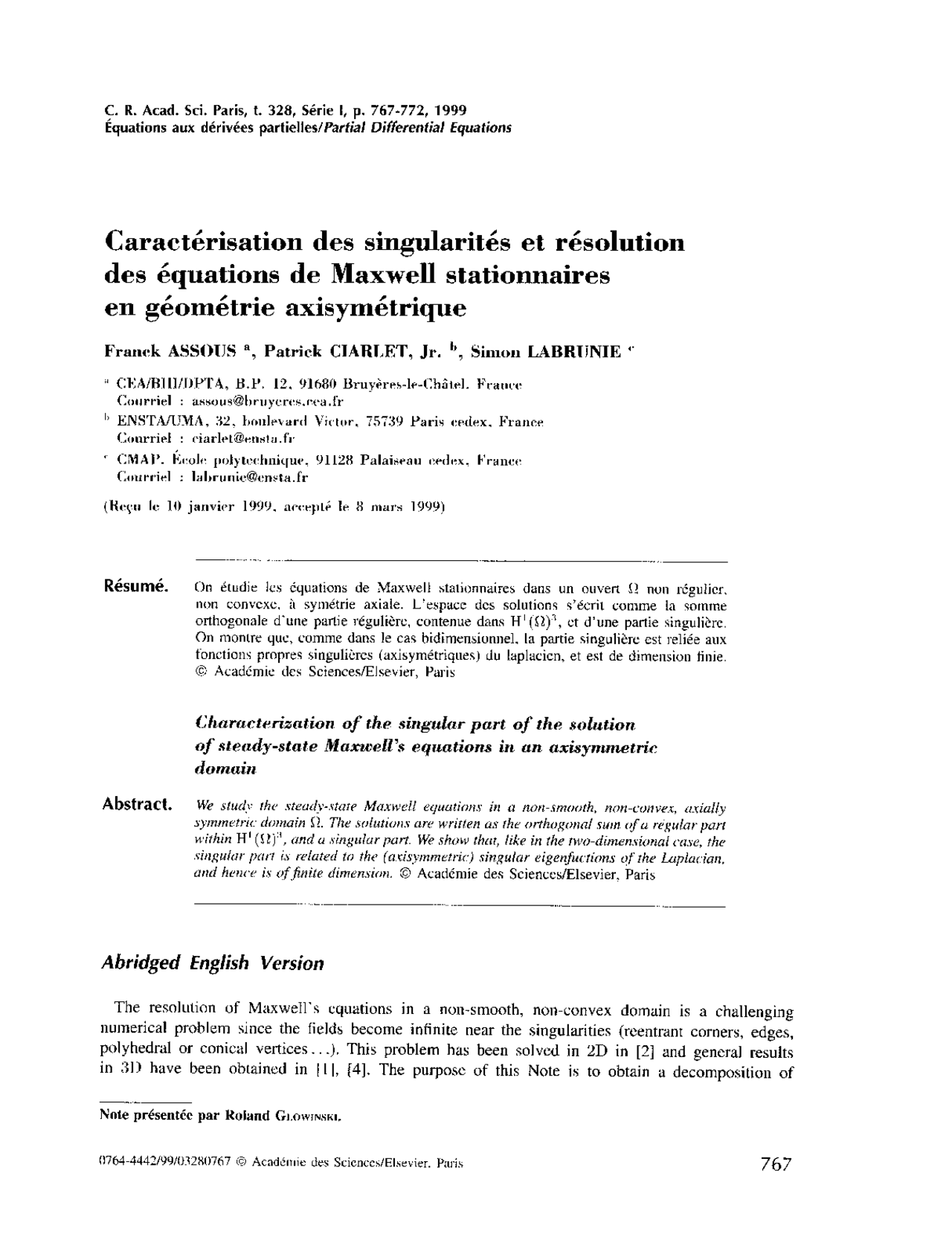 Notes Sur Le Thème De La Physique Docsity