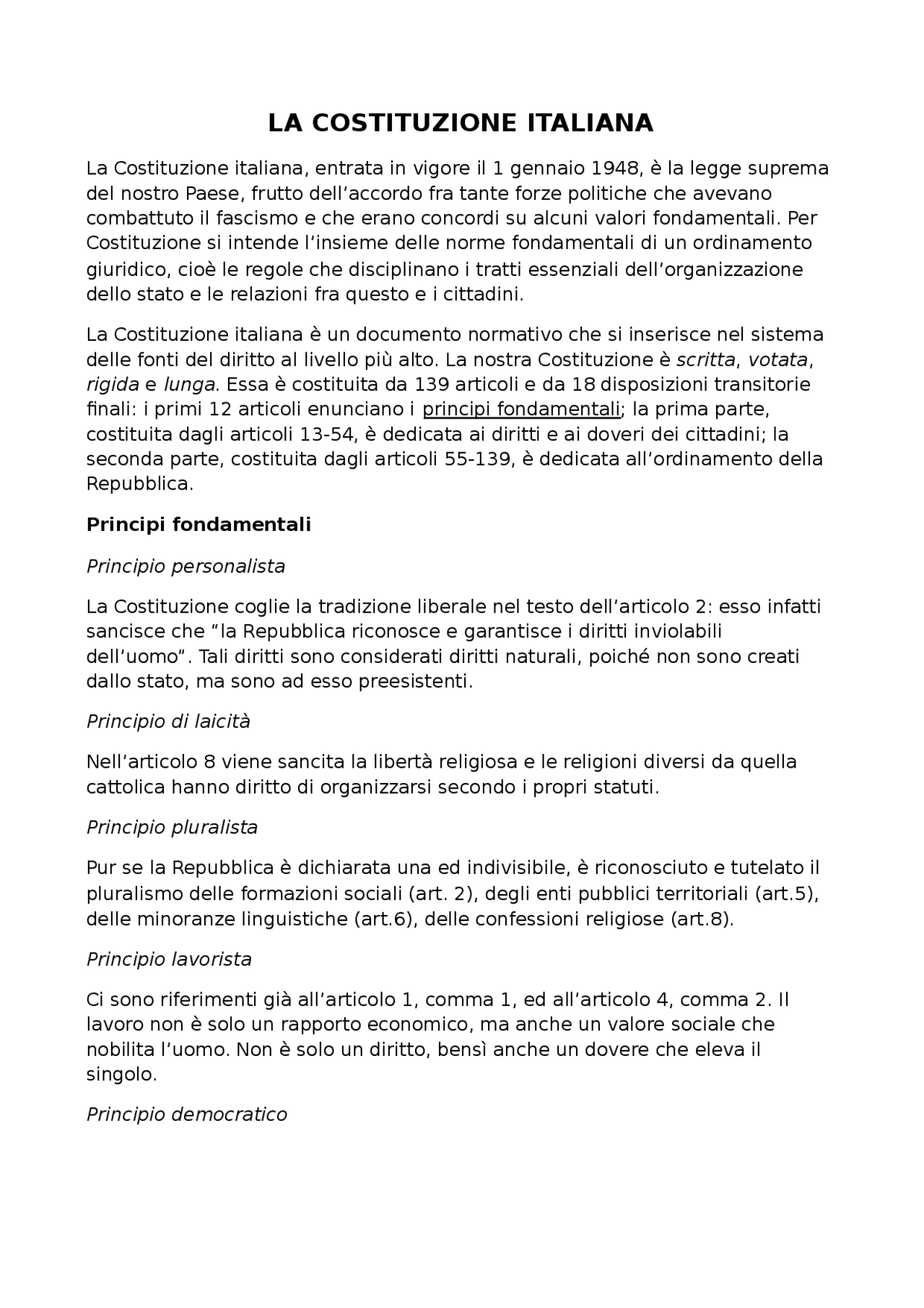 Poteri dello Stato - Docsity