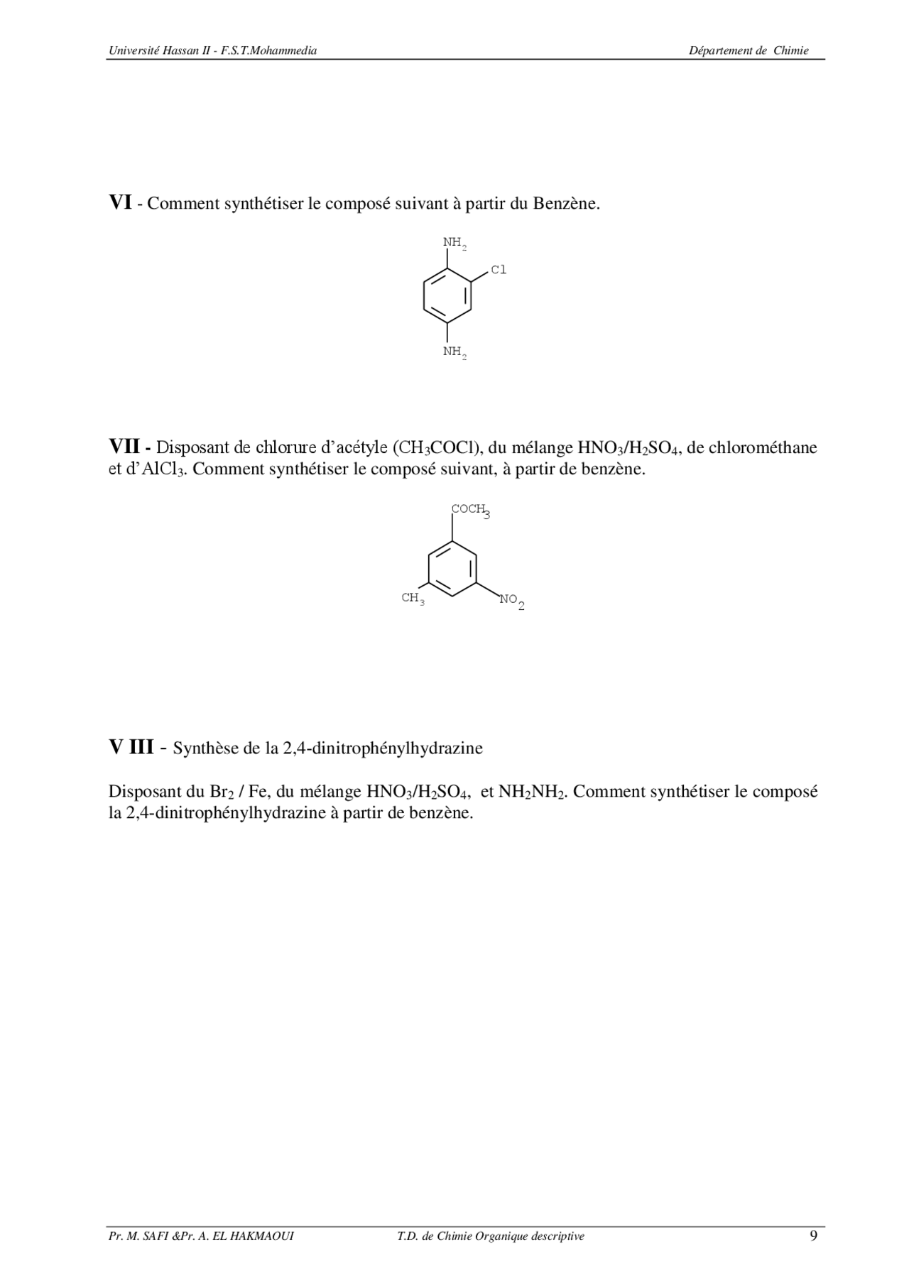 Notes Sur La Chimie Organique Descriptive 2° Partie Docsity