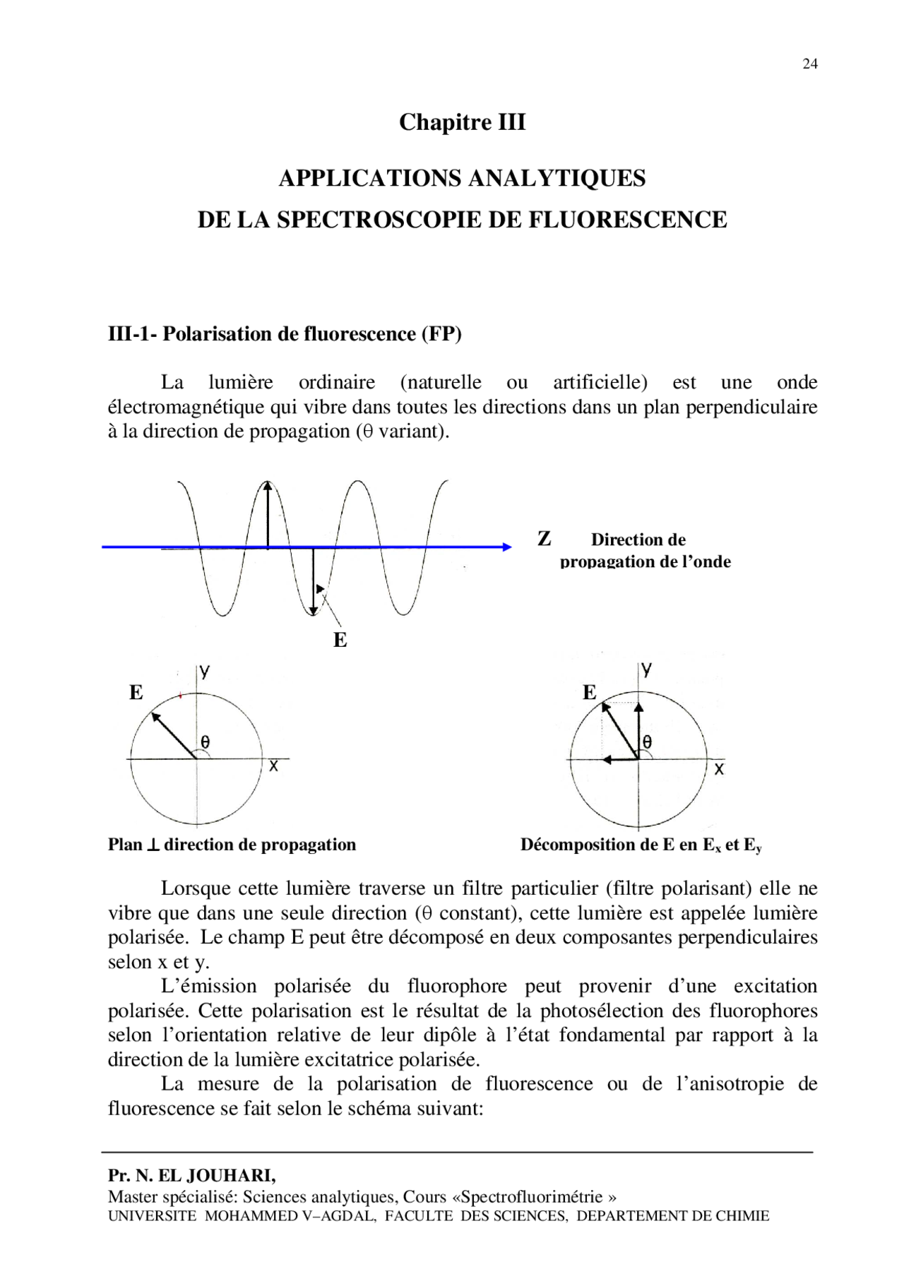 Notes Sur Les Applications Analytiques De La Spectroscopie De