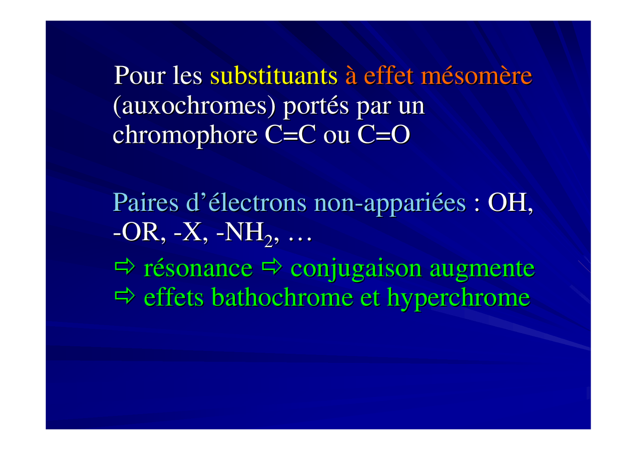 Notes Sur Les Sciences Analytiques Spectroscopie Uv Visible 3° Partie