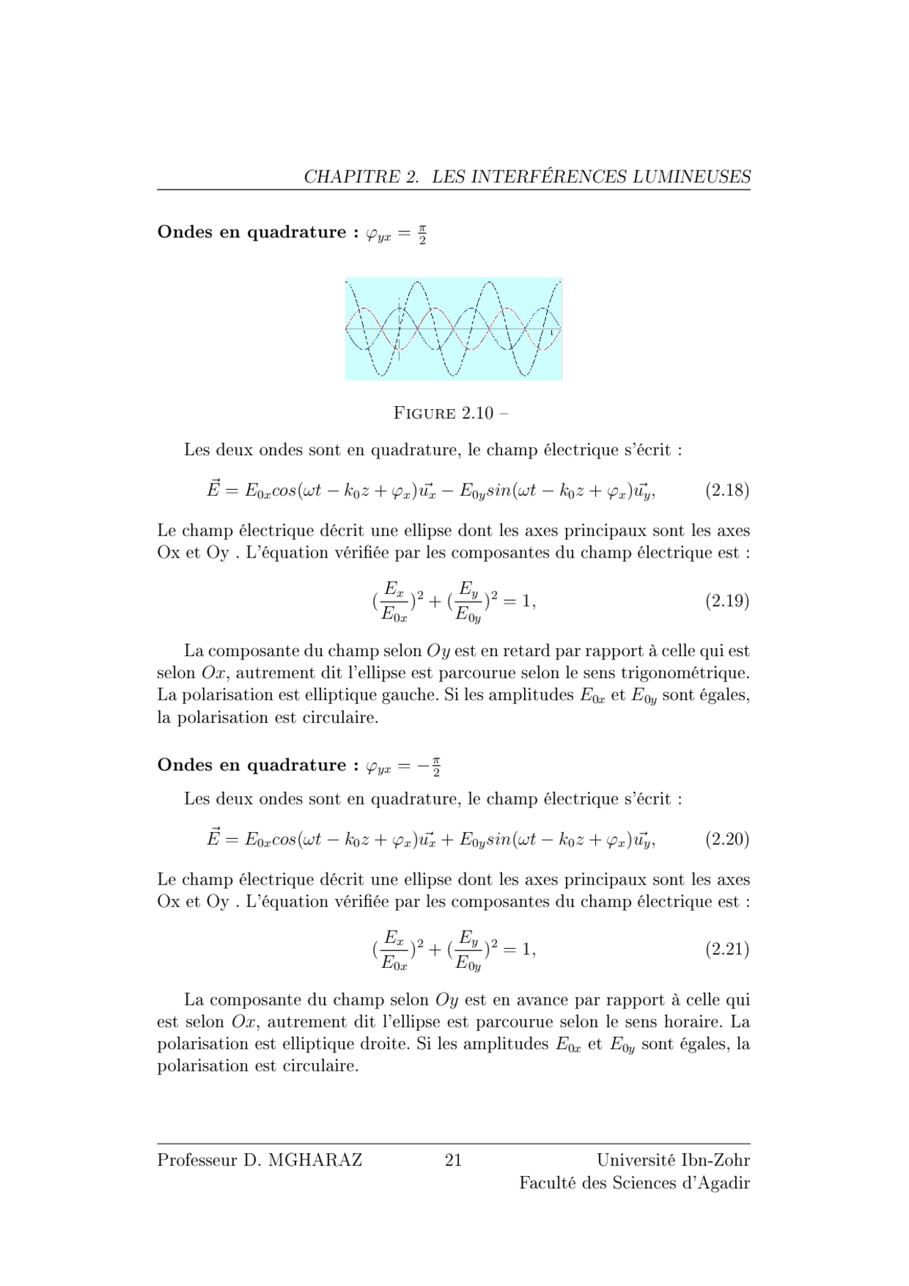 Notes Sur Loptique Physique 3° Partie Docsity