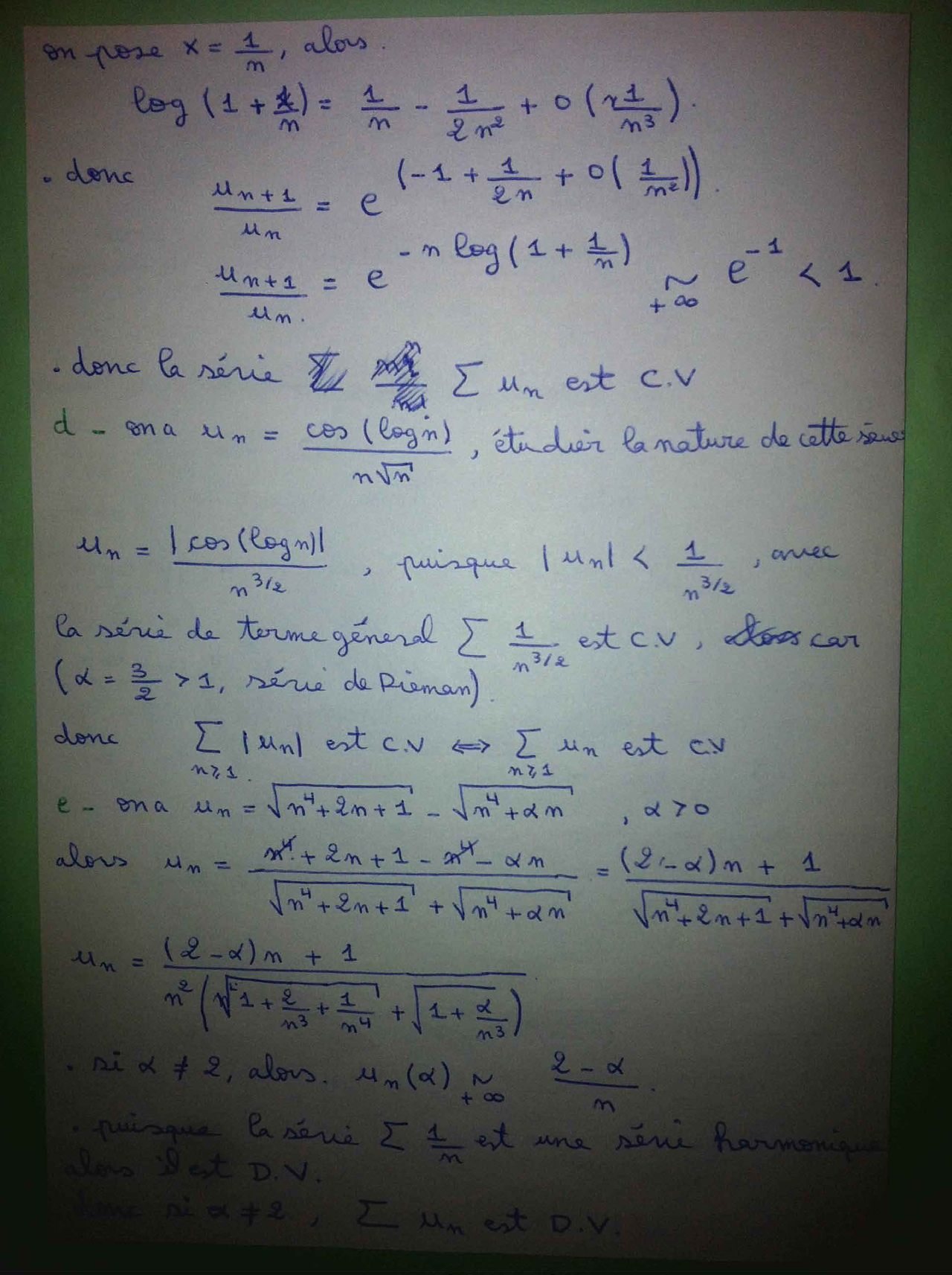 Notes Sur Lanalyse Complexe 2° Partie Docsity
