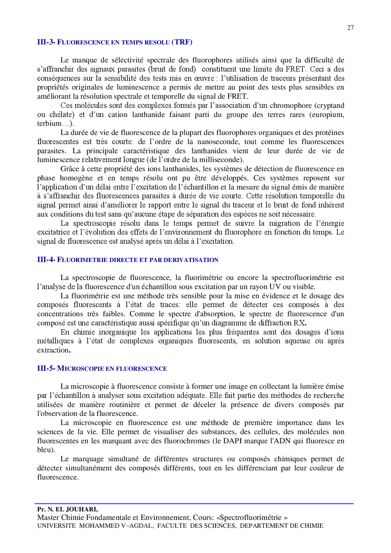 Notes Sur Les Applications Analytiques De La Spectroscopie De