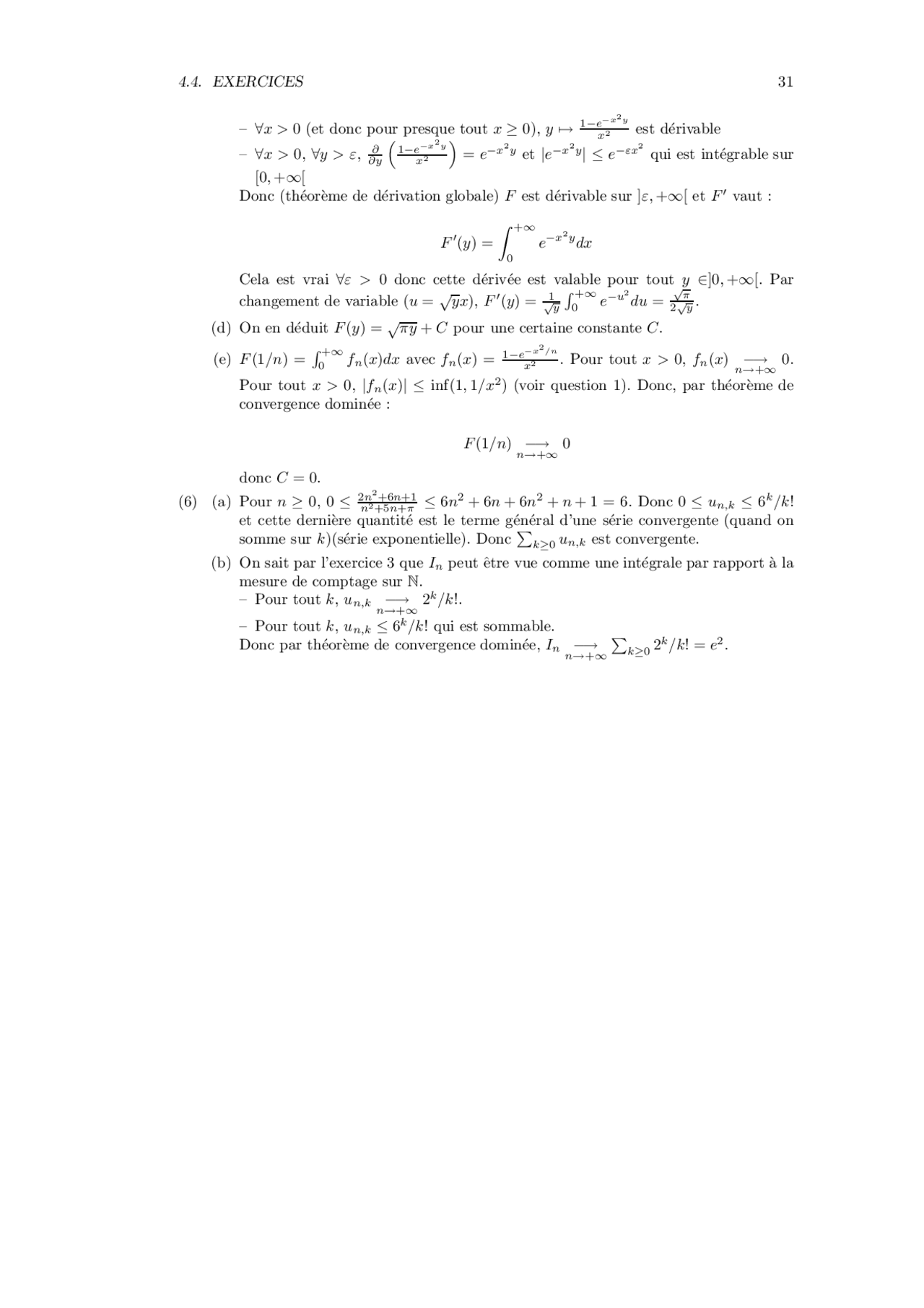Notes Sur Lintégration 2° Partie Docsity