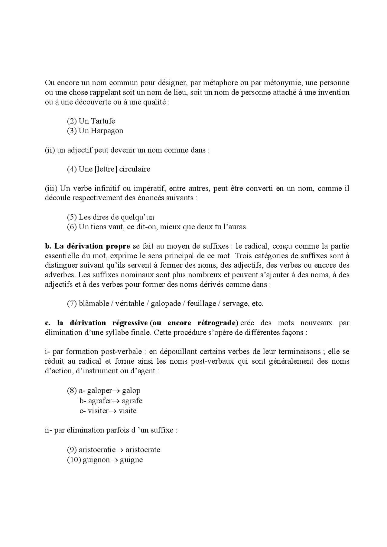 Notes Sur La Grammaire Corrective 3° Partie Docsity