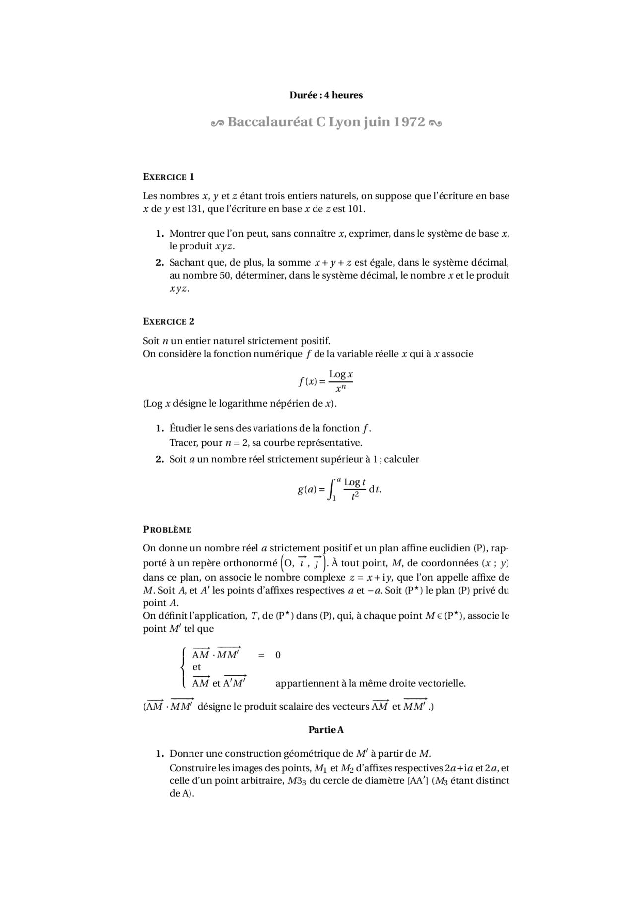 Géométrie Exercices 9 Docsity