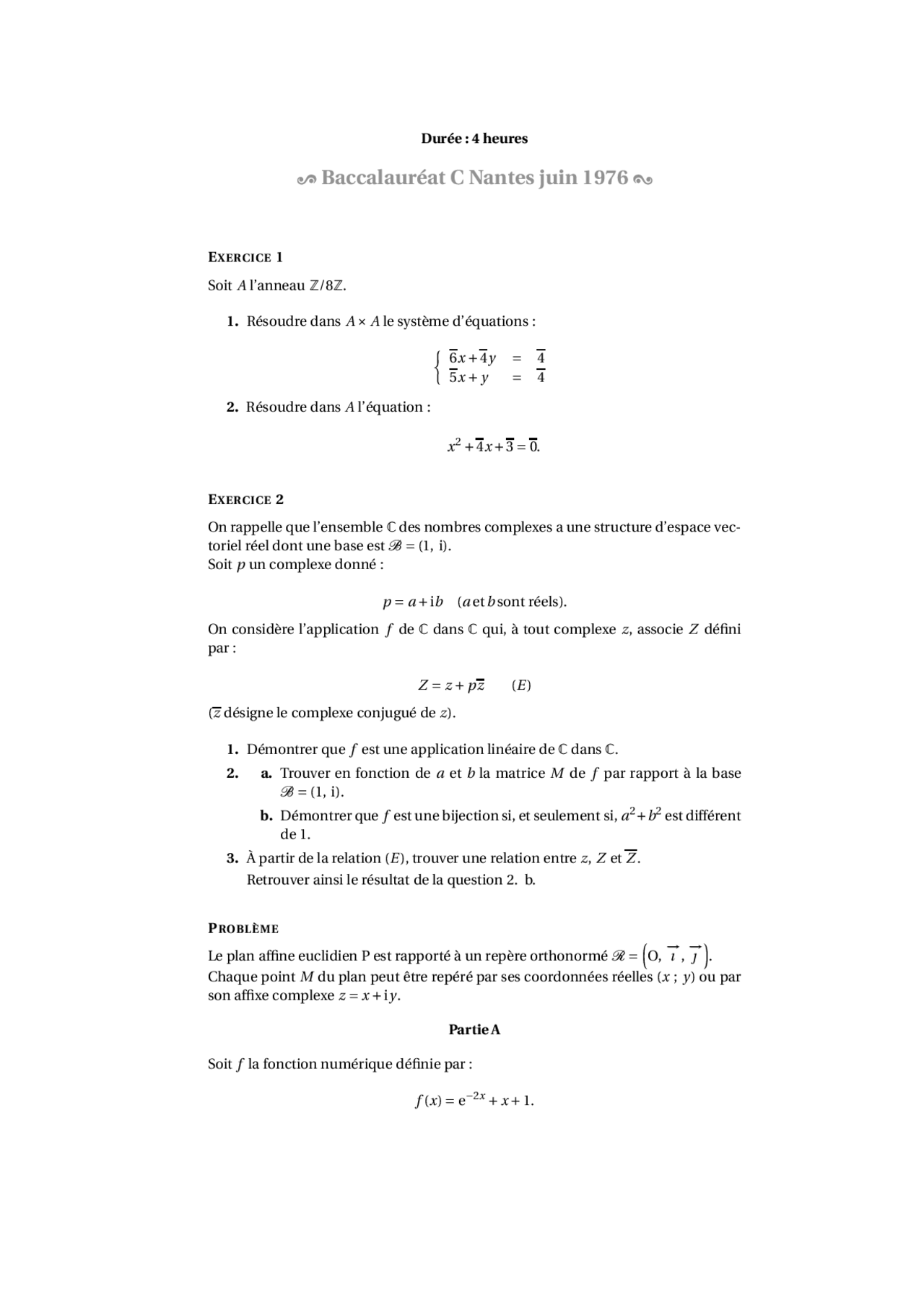 Math Travaux Pratiques 10 Exercises Mathematics Docsity