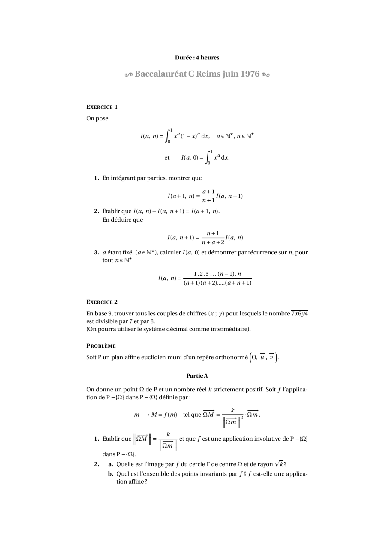 Exercices De Géométrie 9 Docsity