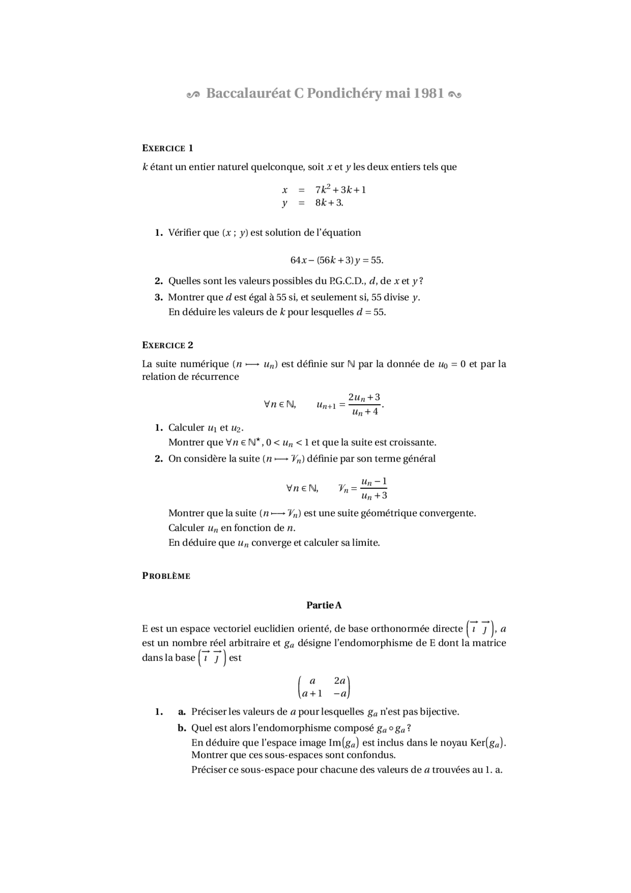 La modélisation mathématique – travaux pratiques 6 - Docsity