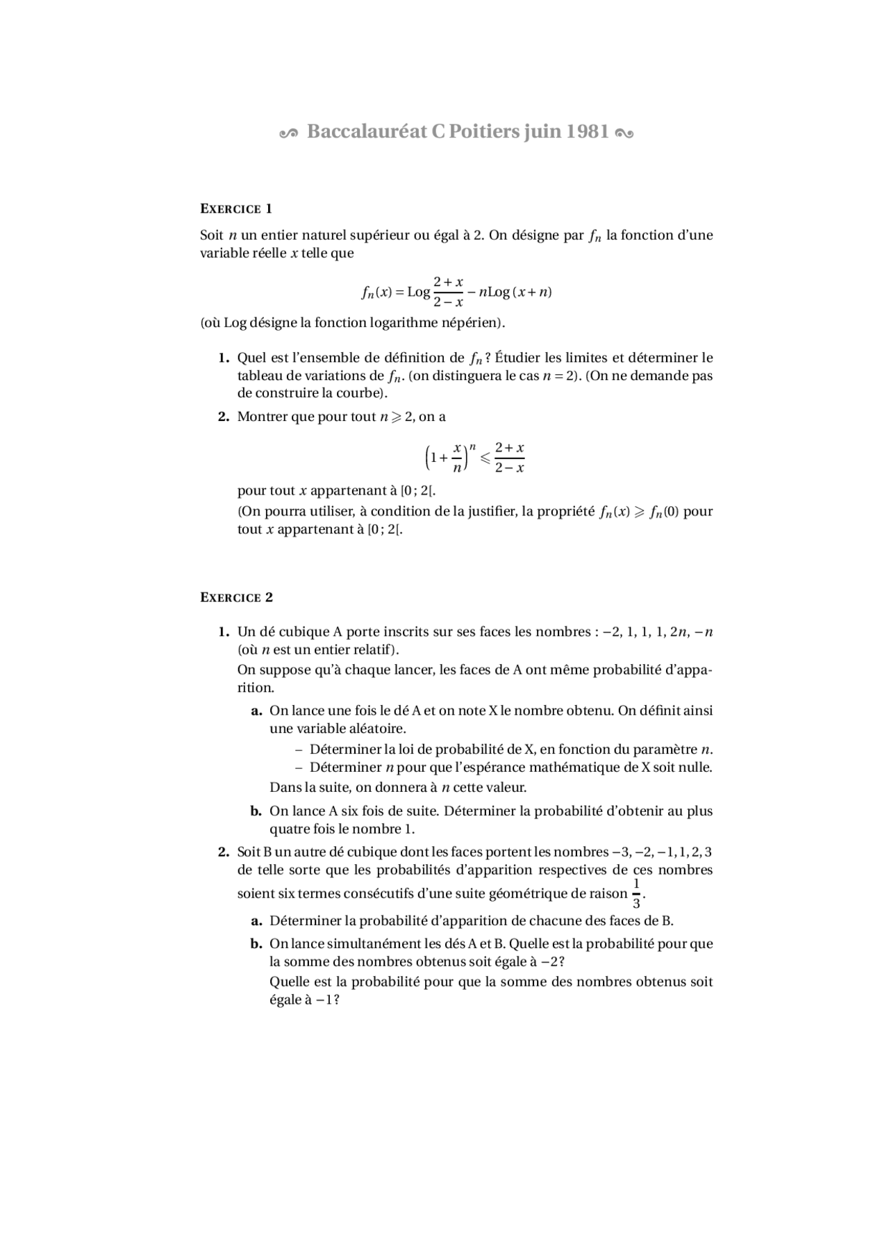 La modélisation mathématique – travaux pratiques 4 - Docsity
