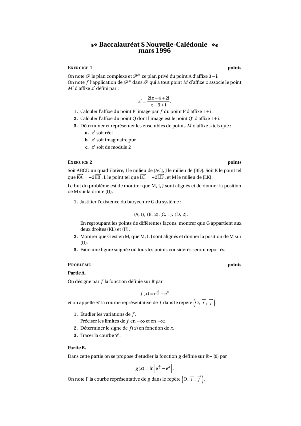 Exercitation Méthodes Danalyse Numérique 11 Docsity