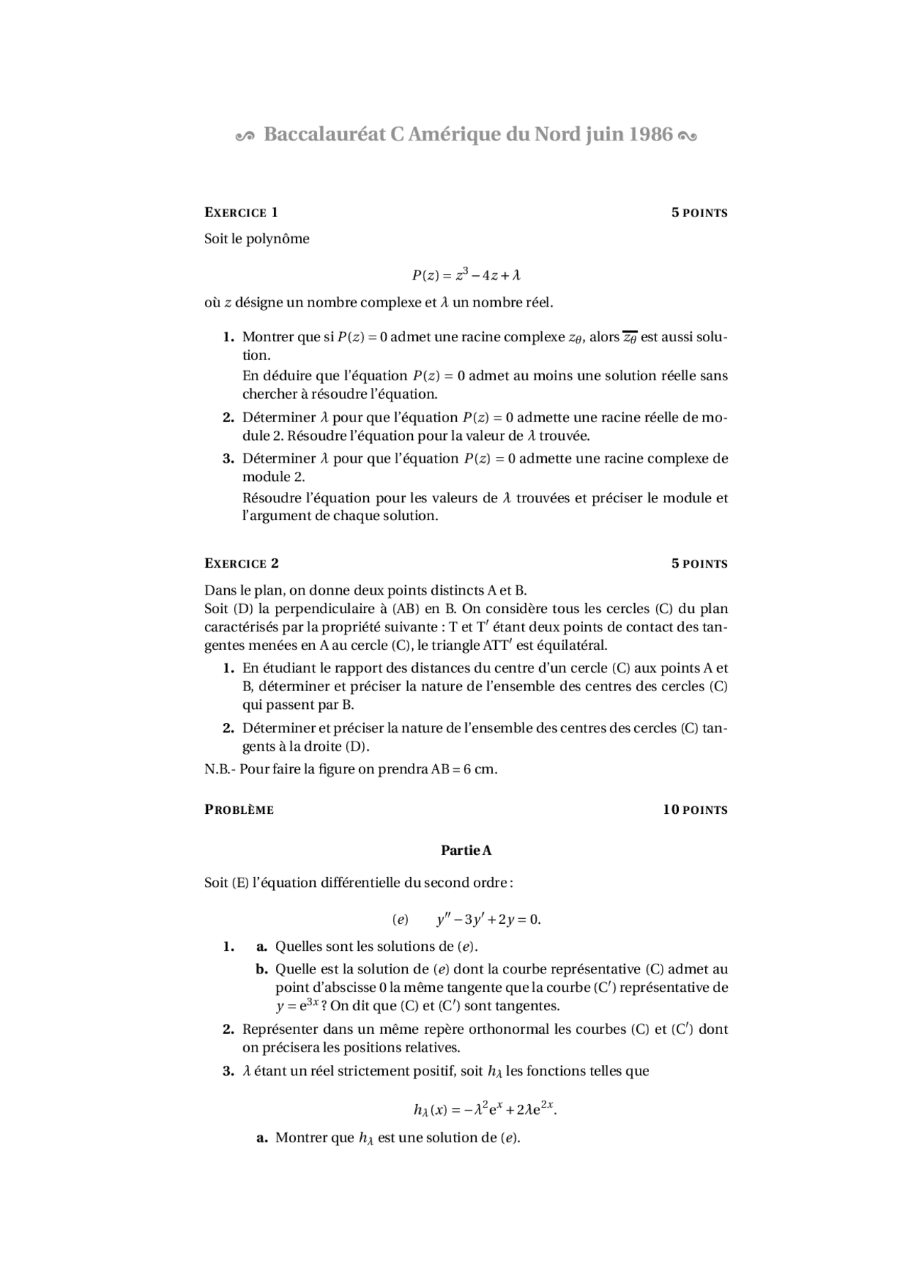 Théorie de calcul - travaux pratiques 3 | Exercises Theory of Computation | Docsity