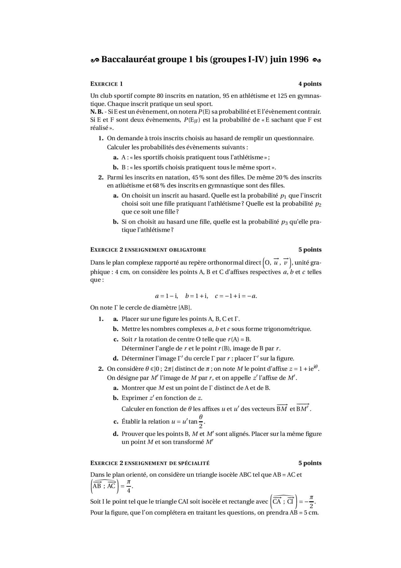 Exercitation Méthodes Danalyse Numérique 1 Docsity