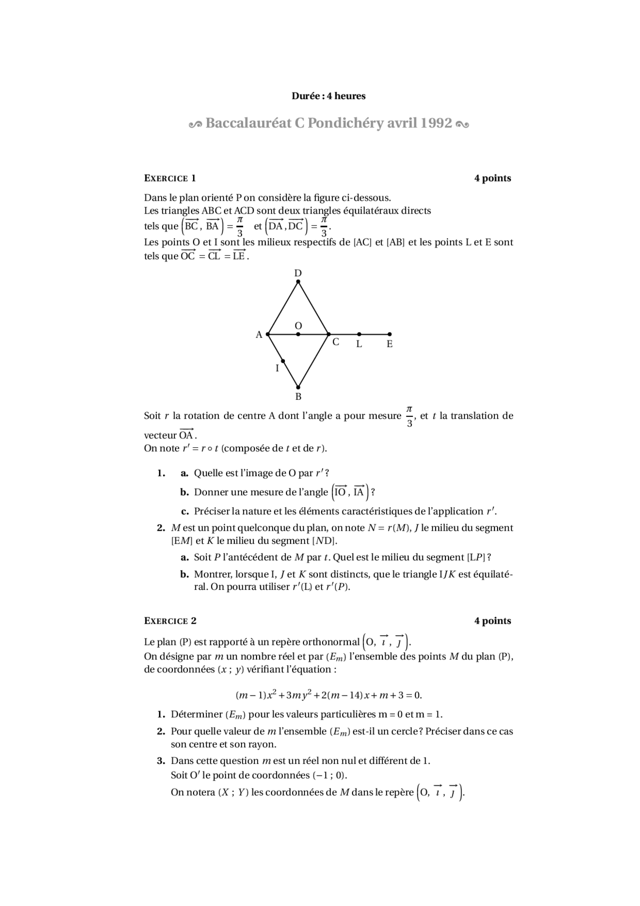 Tp Géométrie Algorithmique 15 Docsity