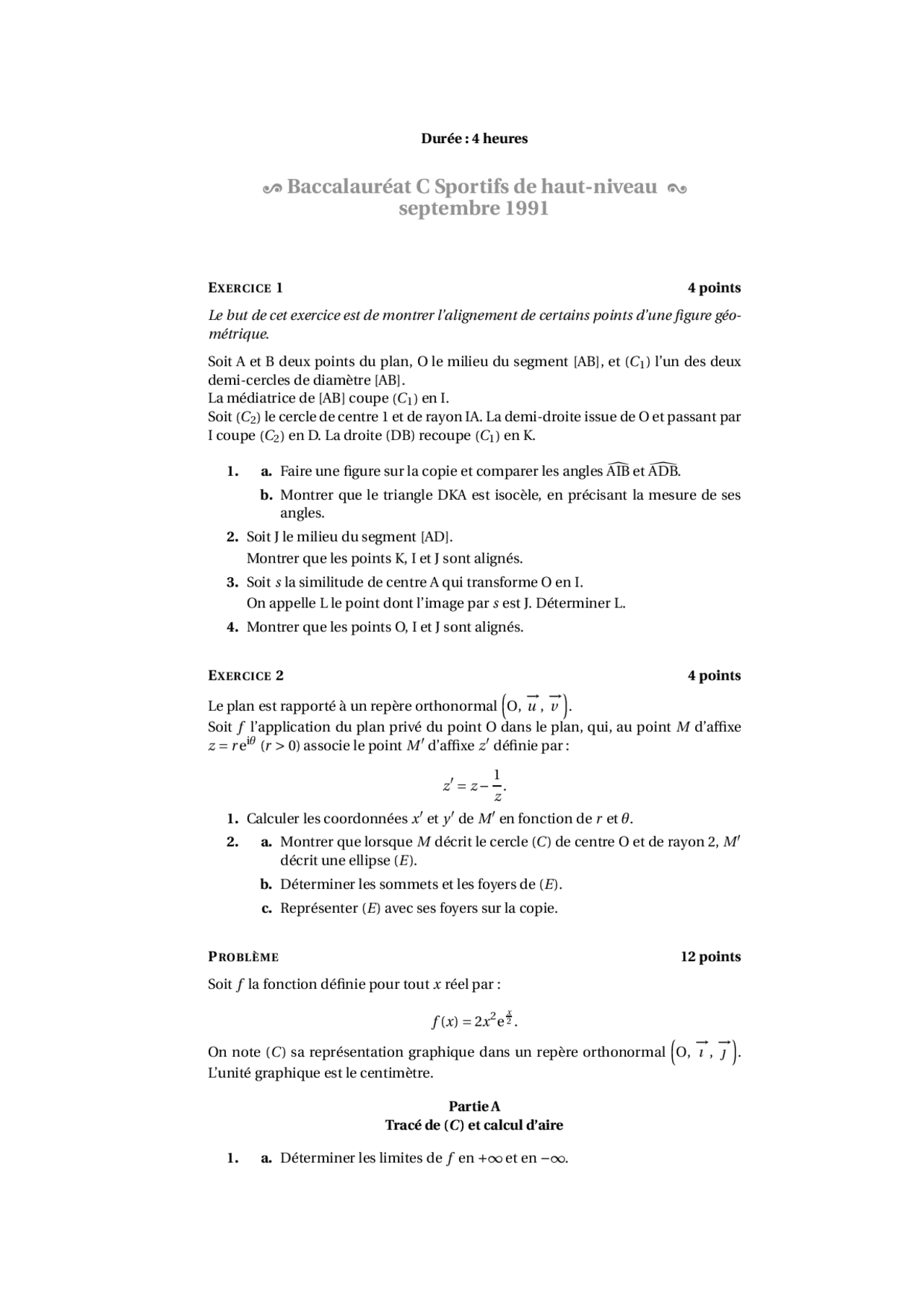 Géométrie Algorithmique Exercices 16 Docsity