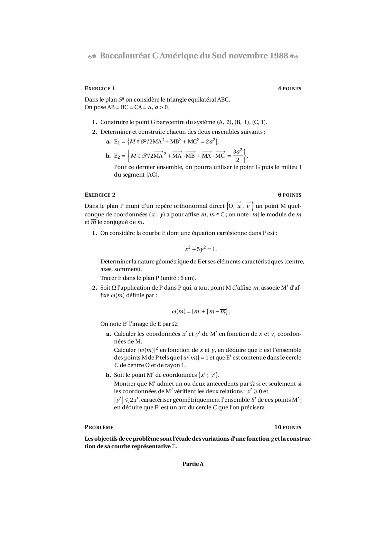Géométrie Algorithmique Exercices 4 Docsity
