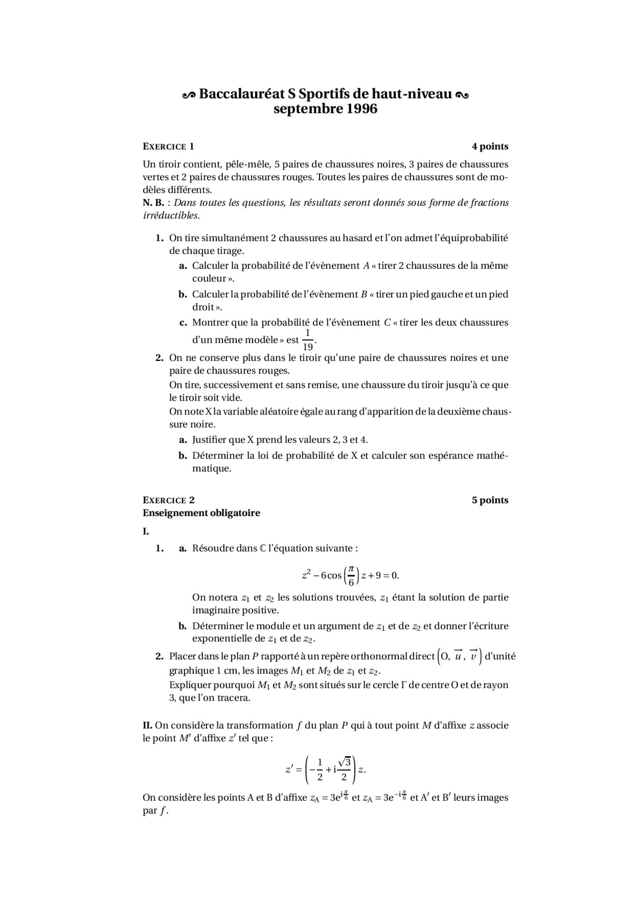 Exercitation Méthodes Danalyse Numérique 15 Docsity