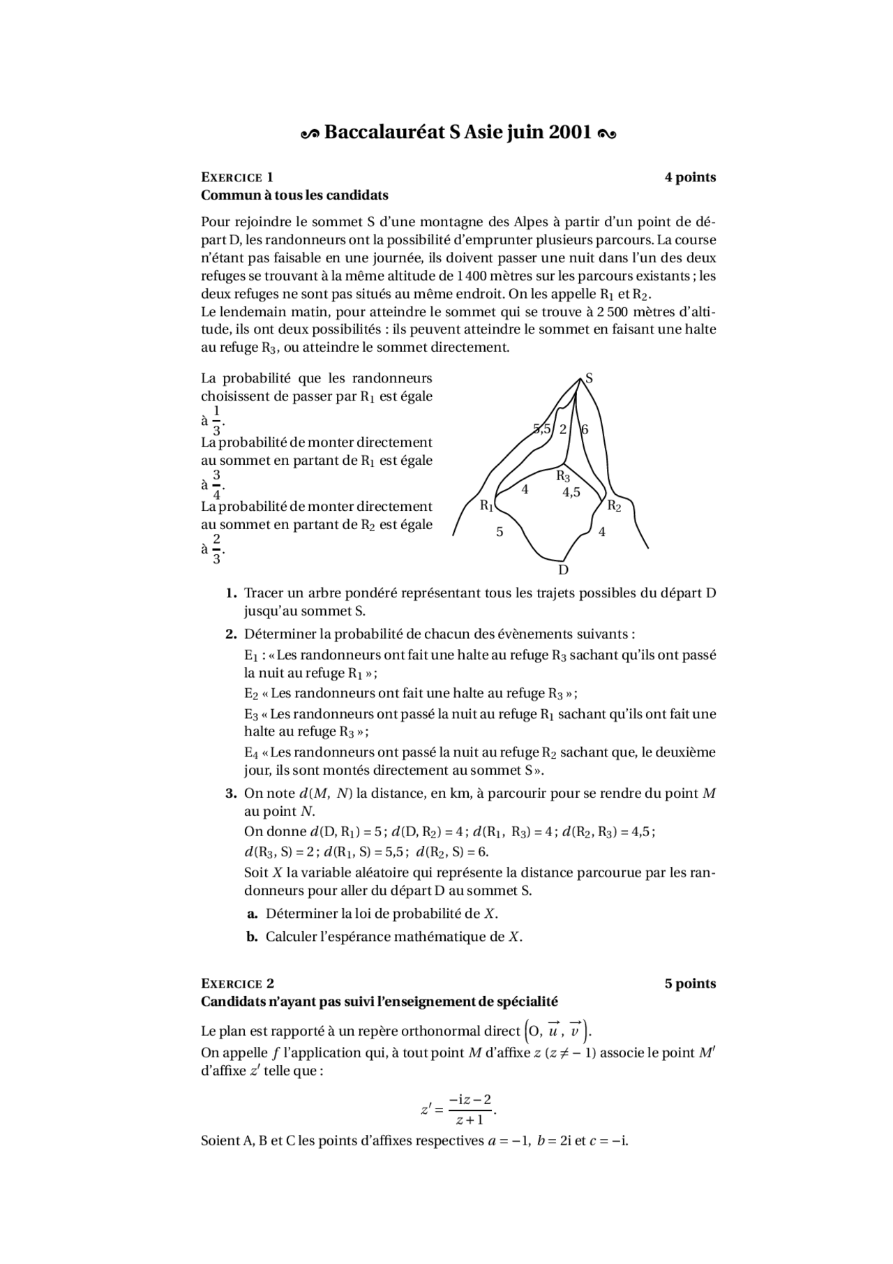 Travaux Pratiques De Modélisation Mathématique 5 Docsity