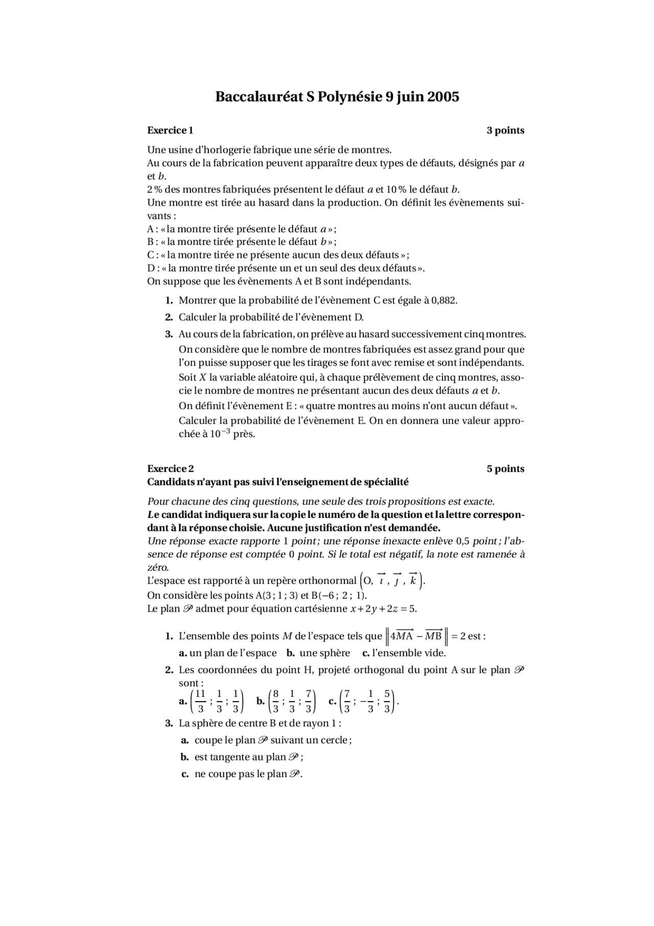 Correction des travaux pratiques en algorithmique – 13 - Docsity