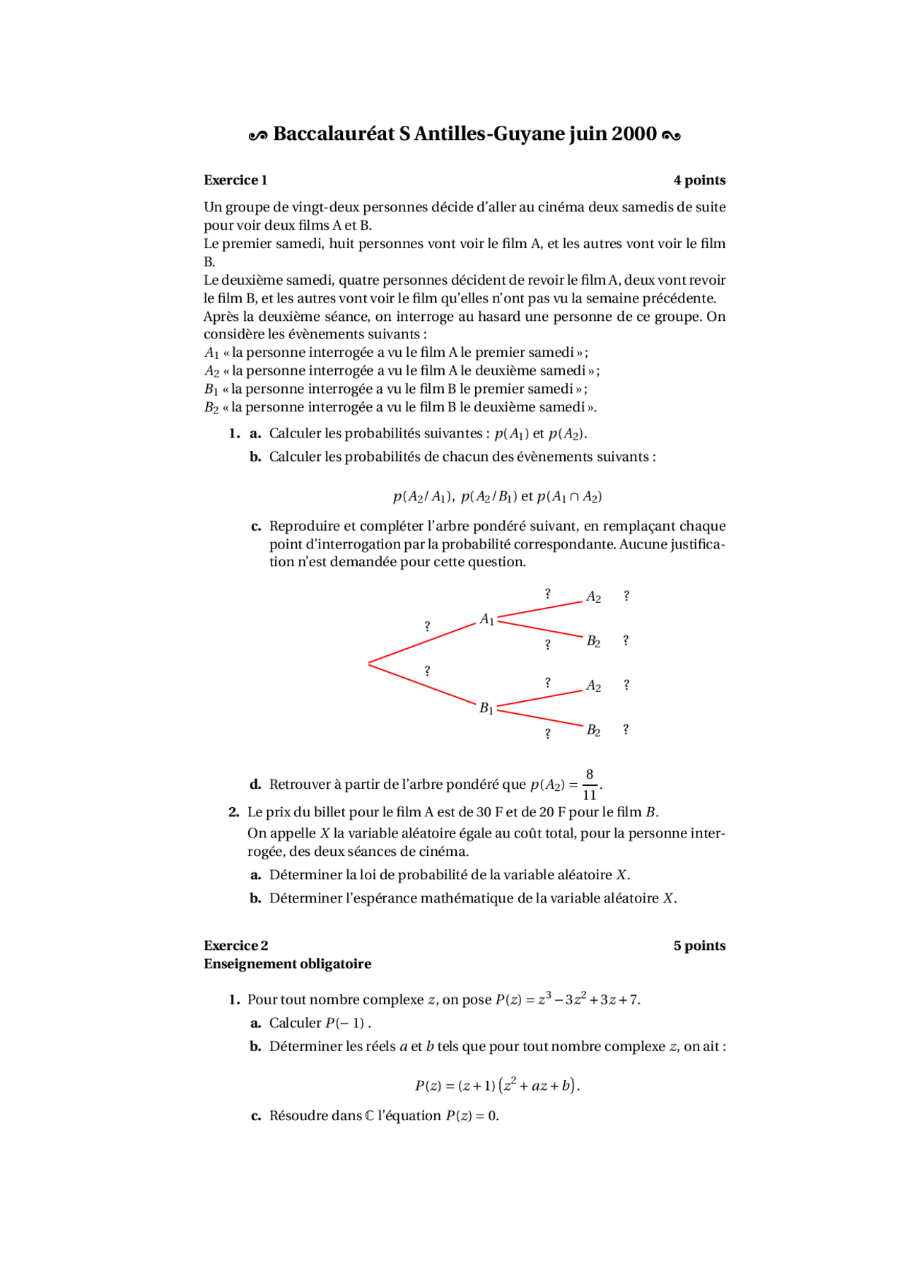 Exercices sur la modélisation mathématique 3 | Exercices Modélisation ...
