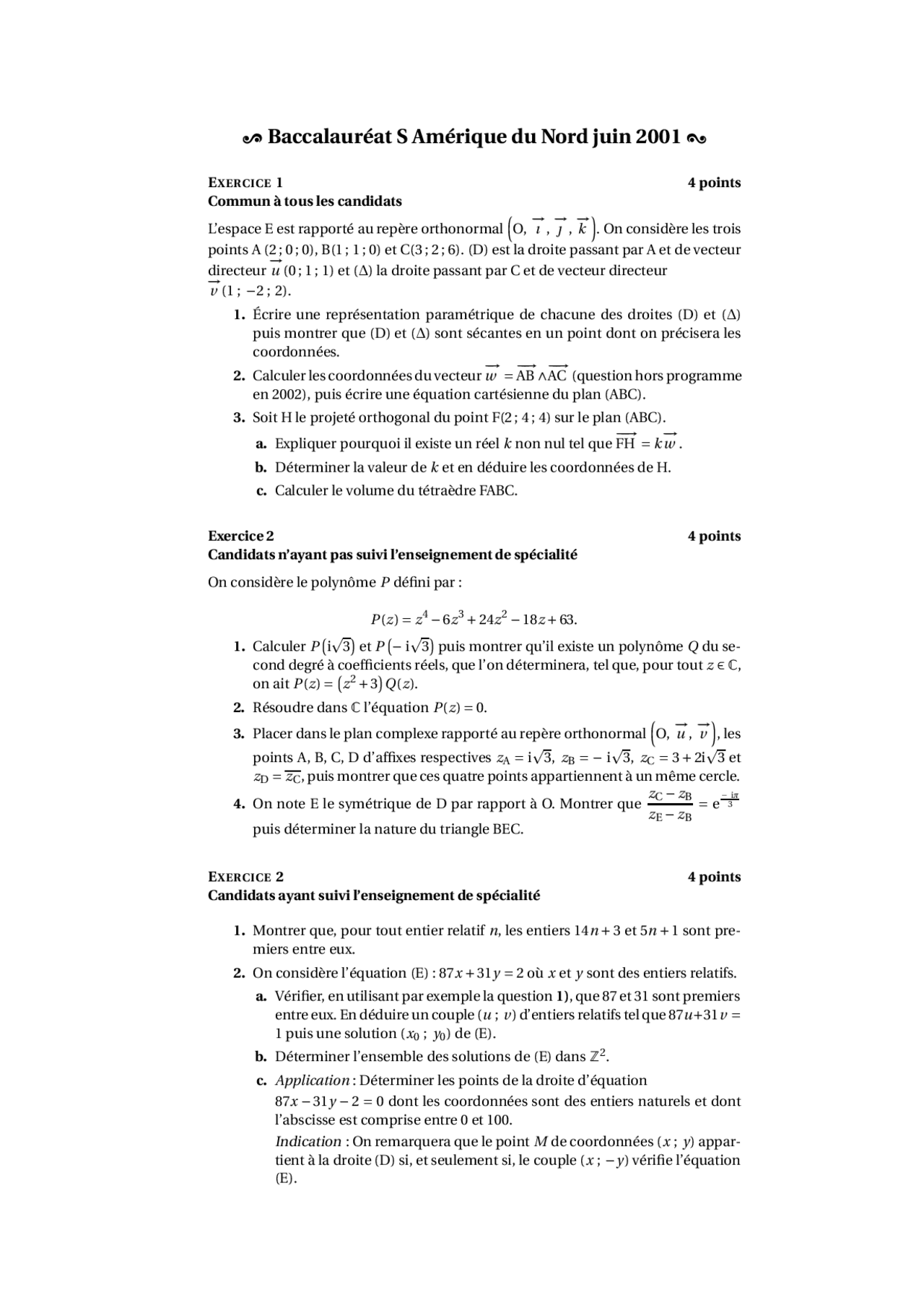 Travaux Pratiques De Modélisation Mathématique 1 Docsity