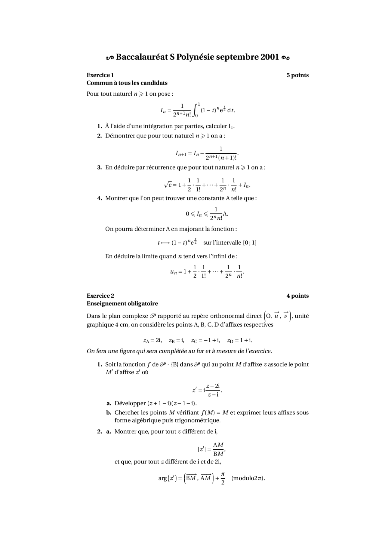 Travaux Pratiques De Modélisation Mathématique 14 Docsity