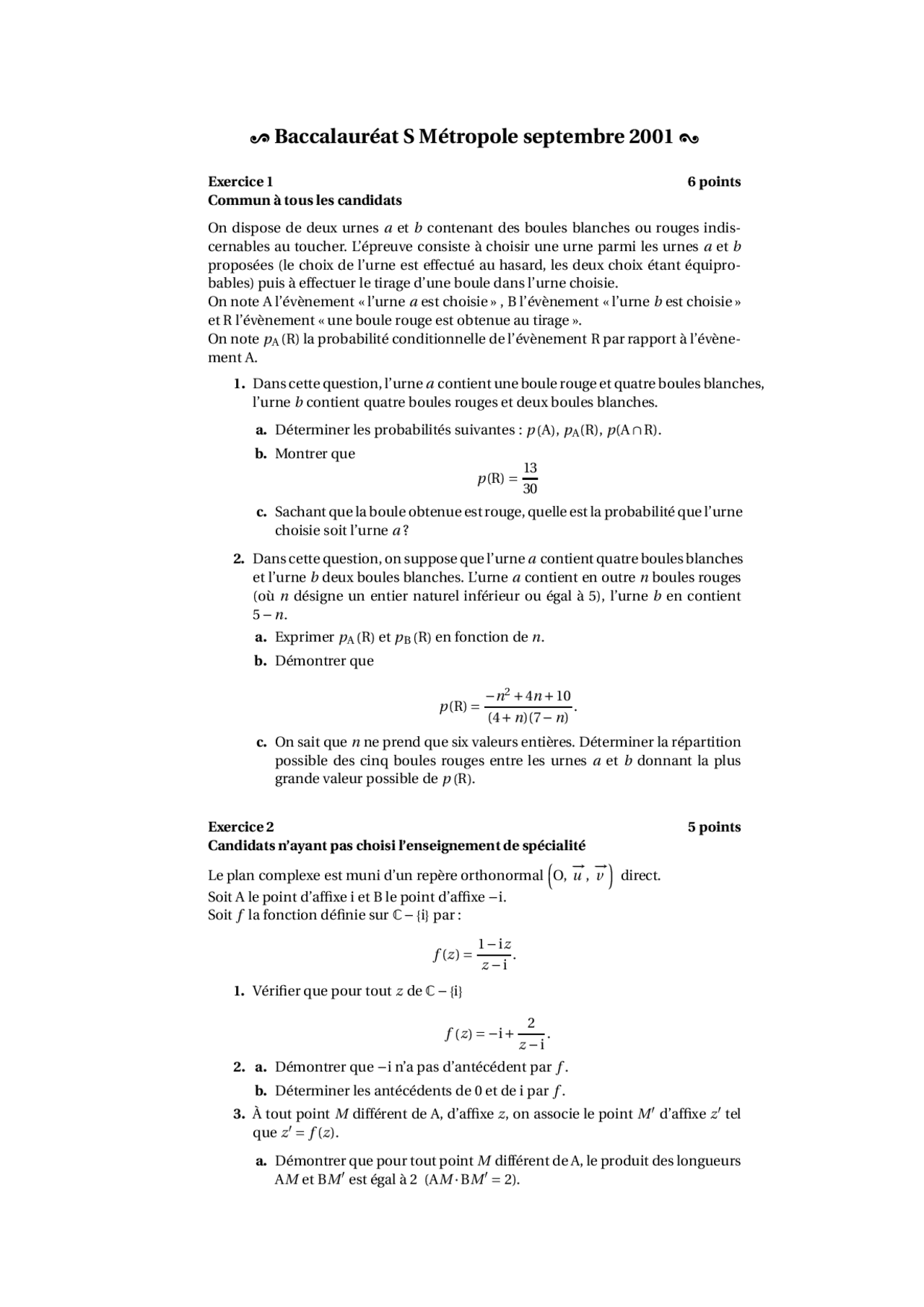 Travaux Pratiques De Modélisation Mathématique 9 Docsity