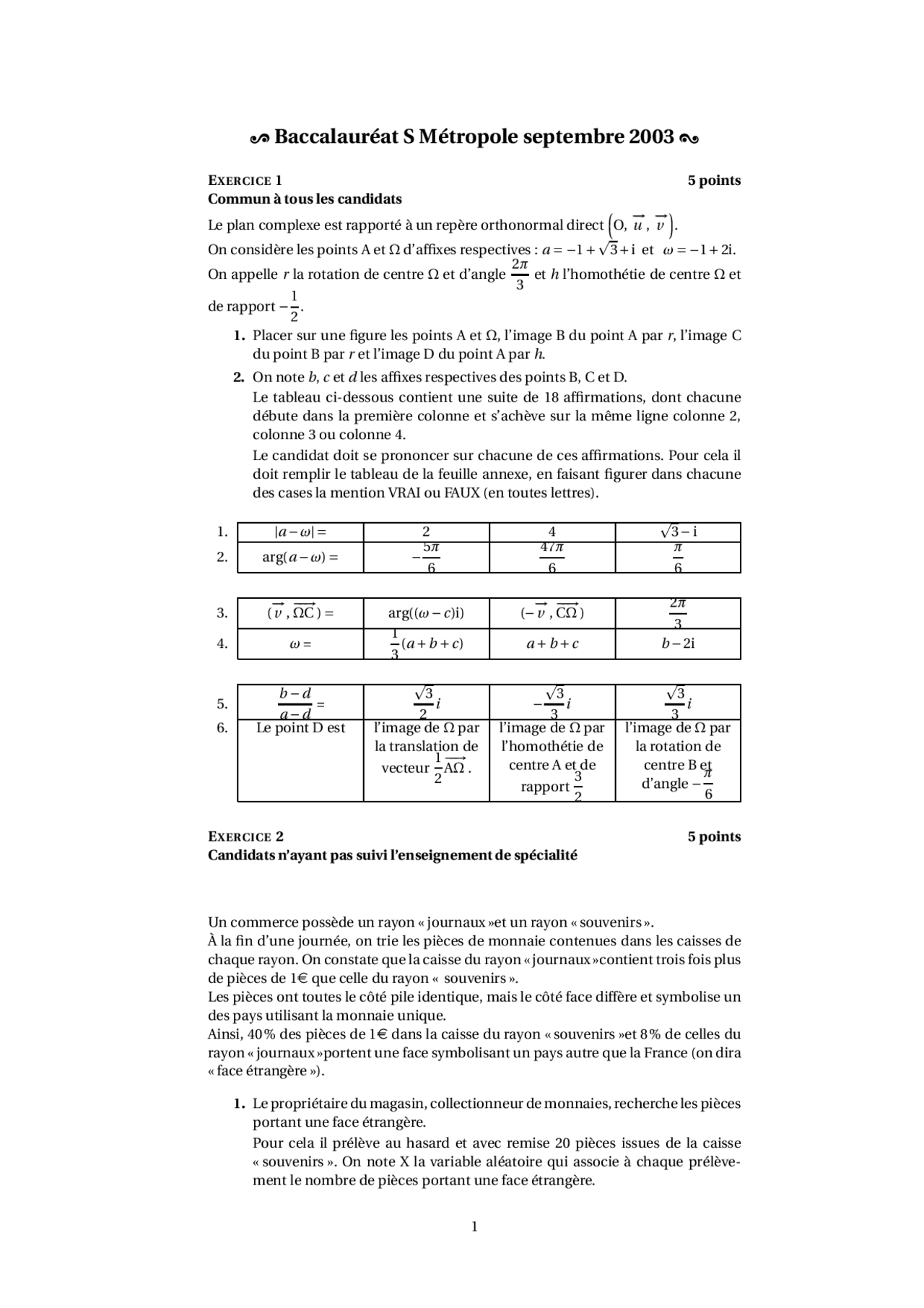 Exercices De Modélisation Mathèmatique Correction 16 Docsity