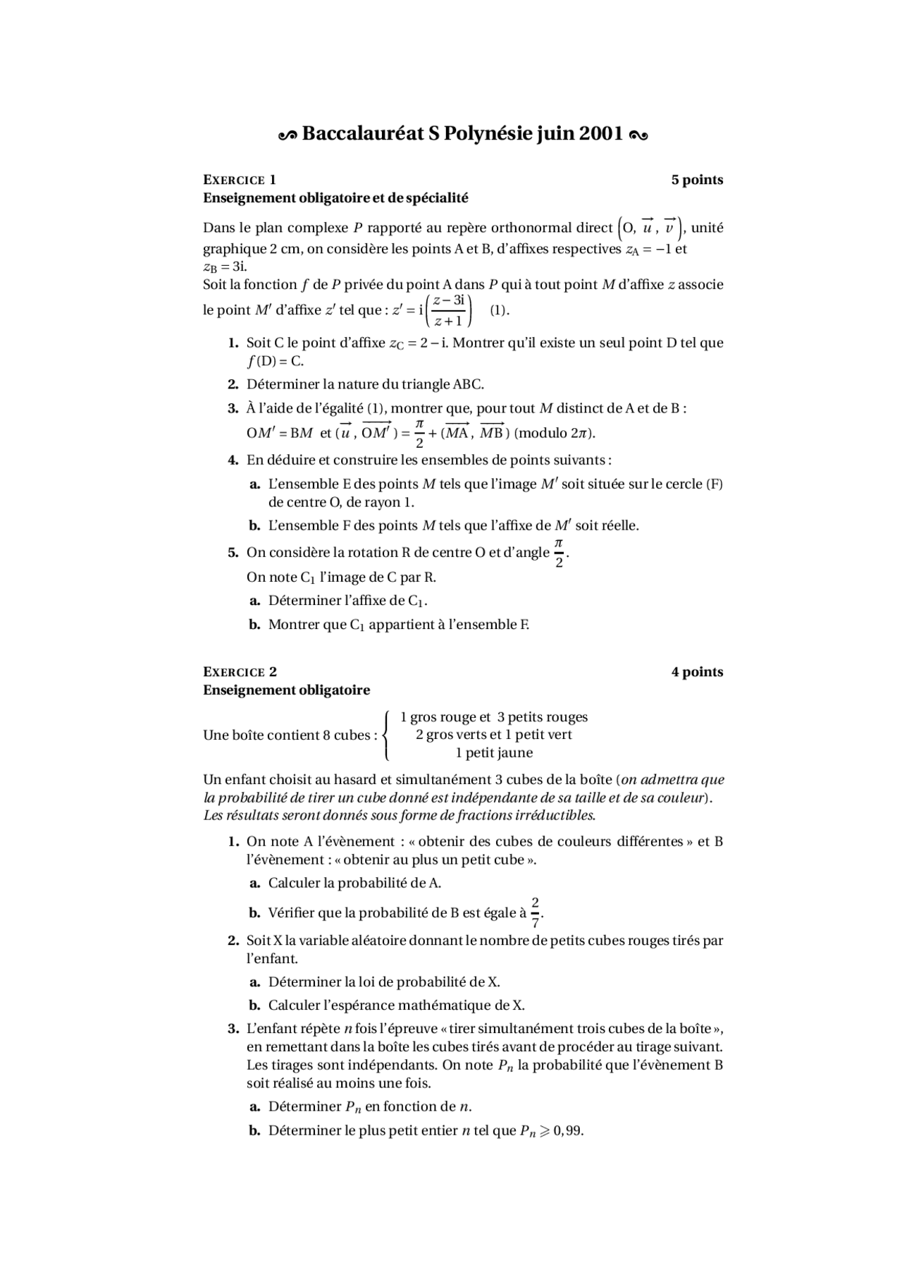 Travaux Pratiques De Modélisation Mathématique 13 Docsity