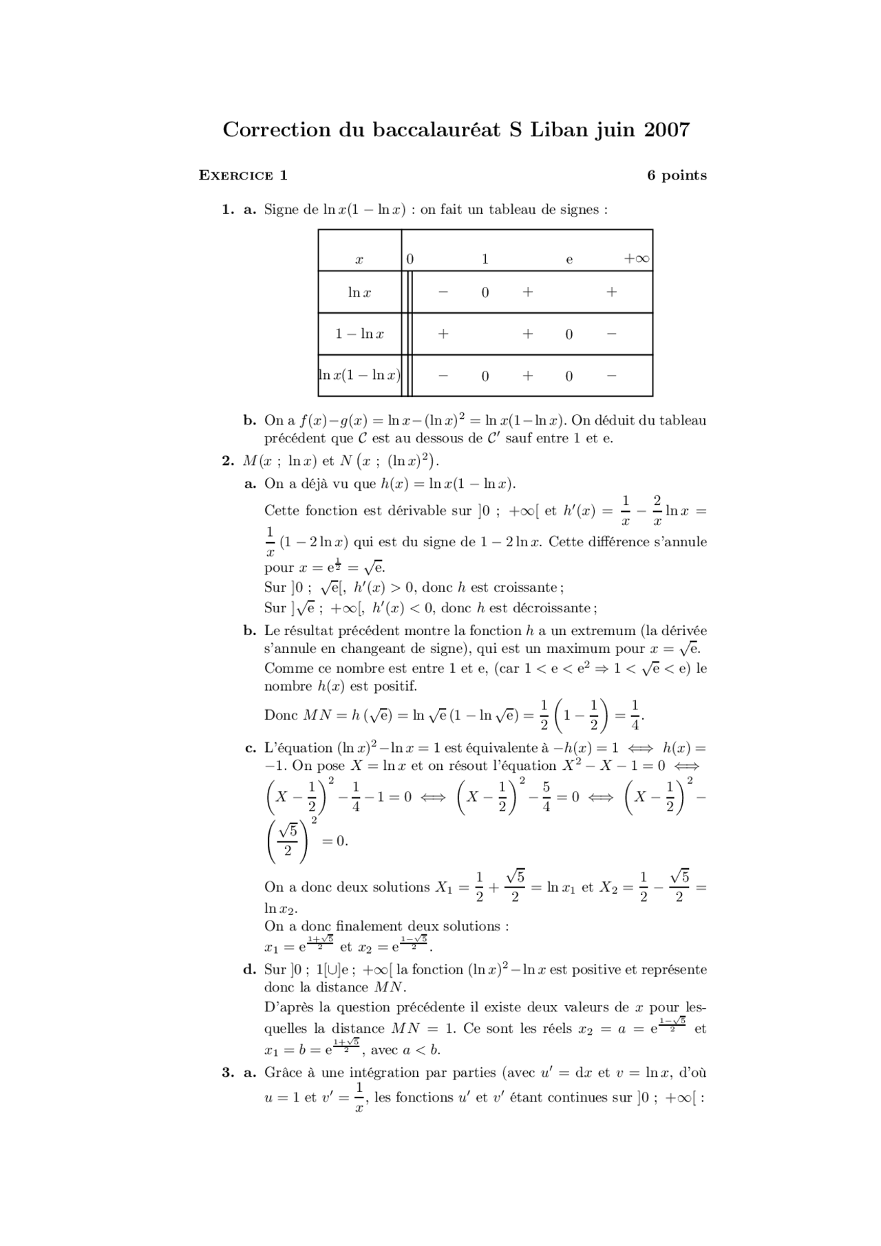 Correction Examen Géométrie Algorithmique 13 Docsity