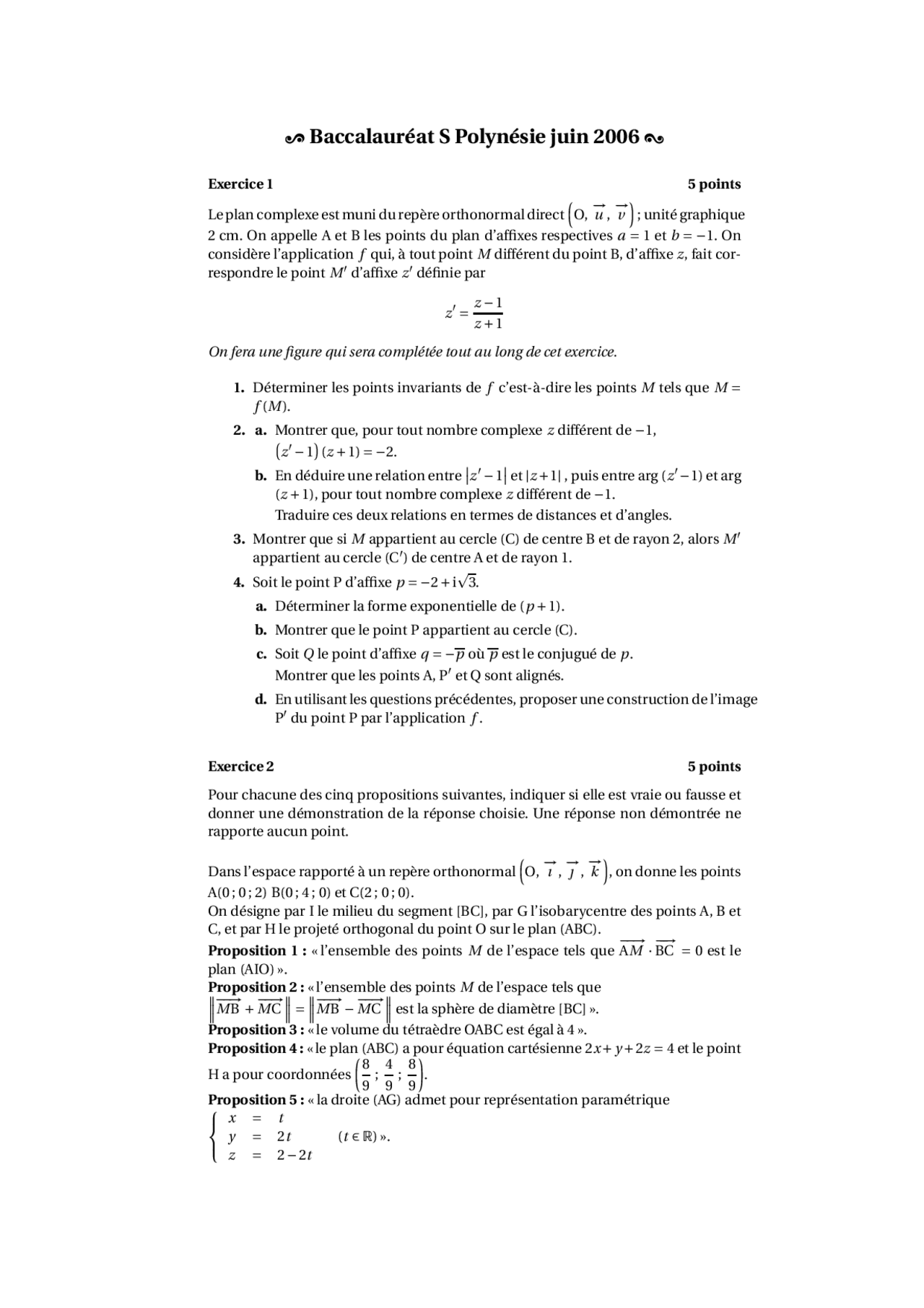 Corrigé Exercices De Géométrie 15 Docsity