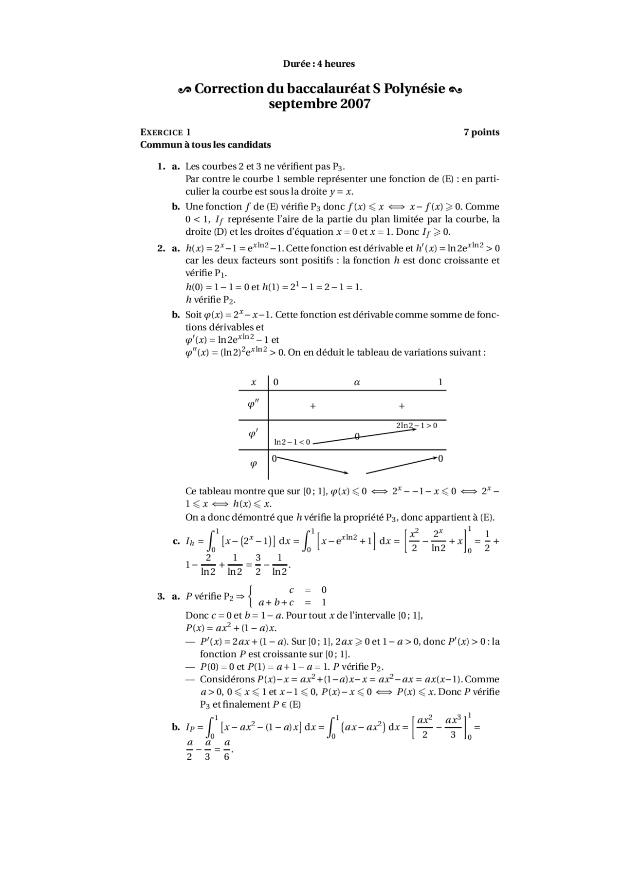 Correction Examen Géométrie Algorithmique 15 Docsity