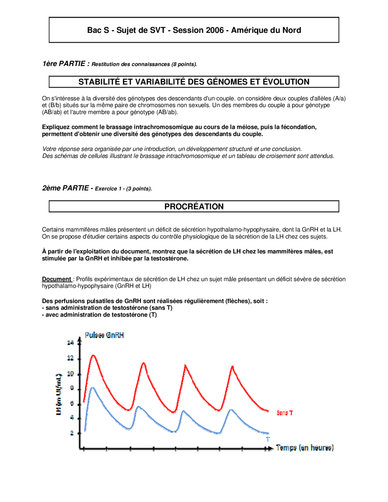 Biologie Exercice 4 Exercises Cellular And Molecular Biology Docsity