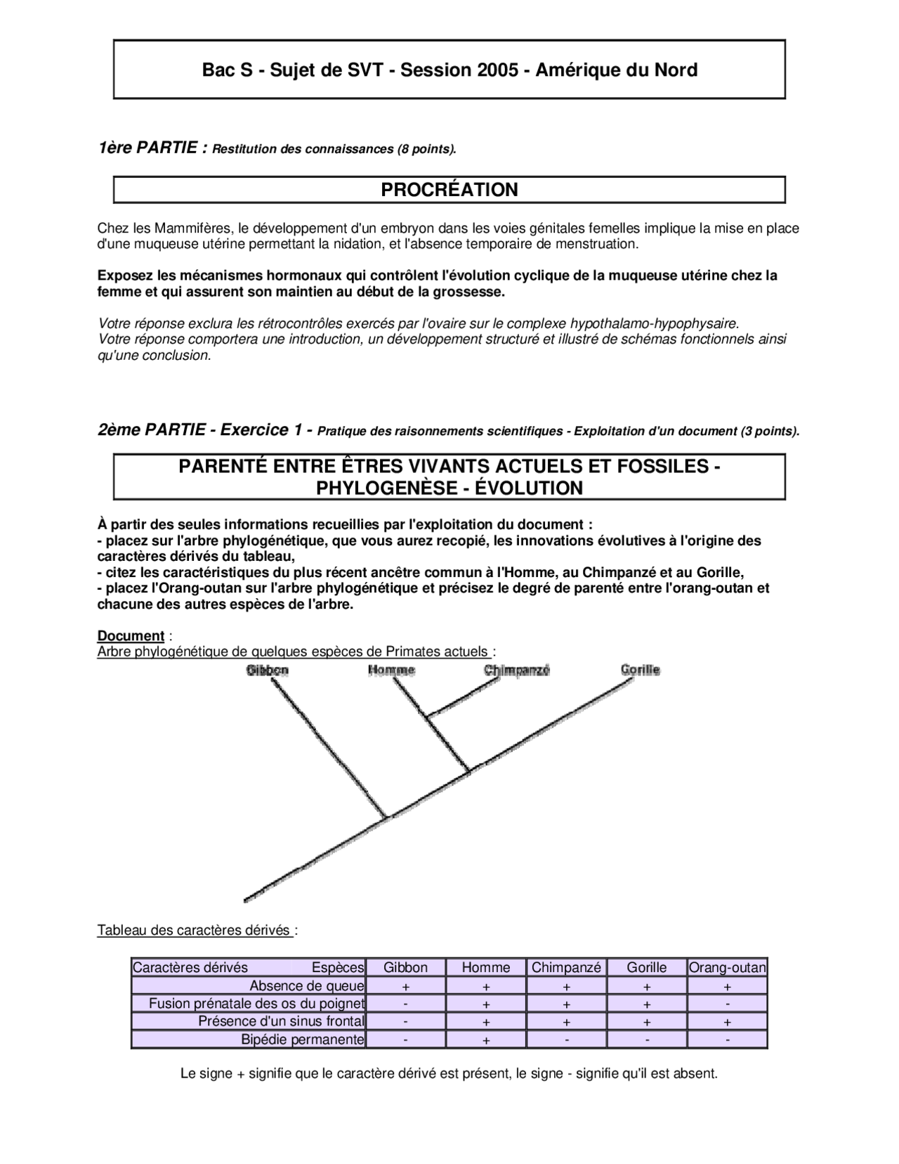 Biologie – exercice 3 | Exercices Biologie cellulaire et moléculaire | Docsity