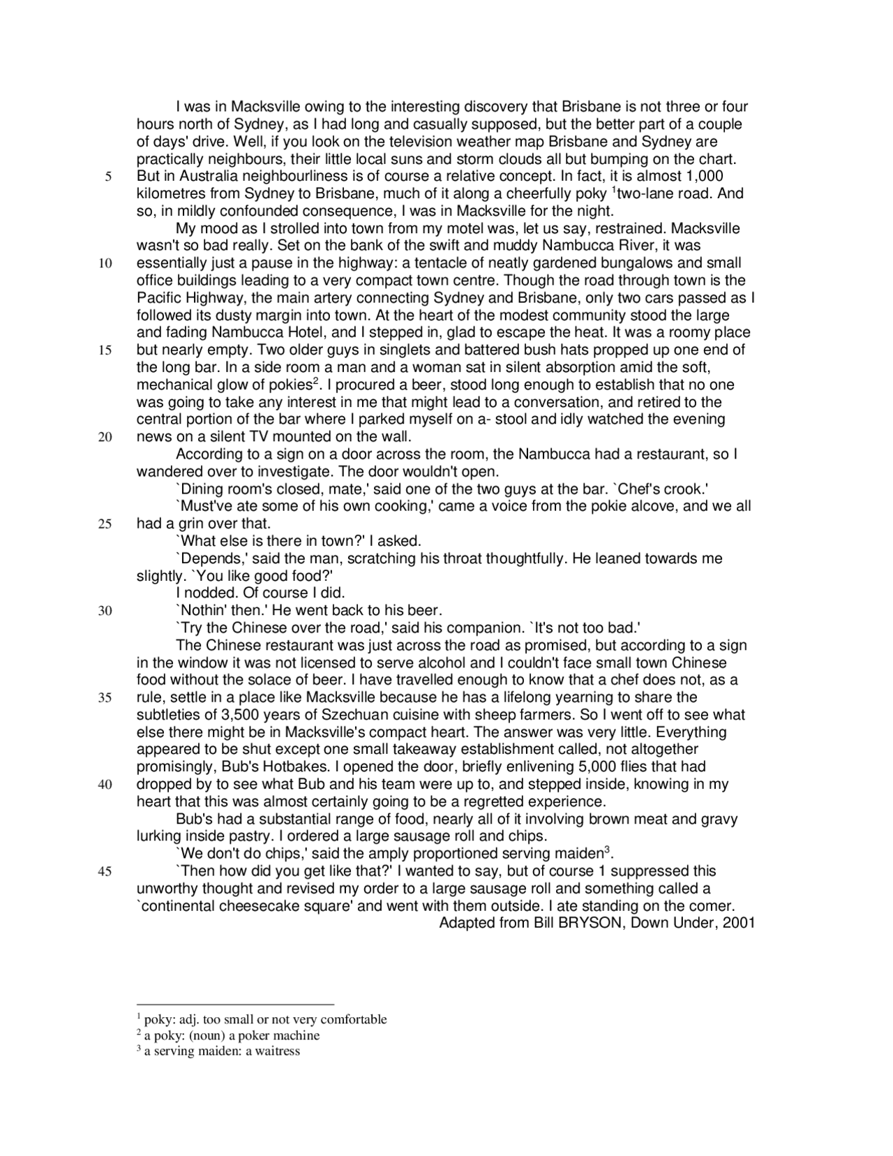 Exercices Langue Anglaise 23 Docsity
