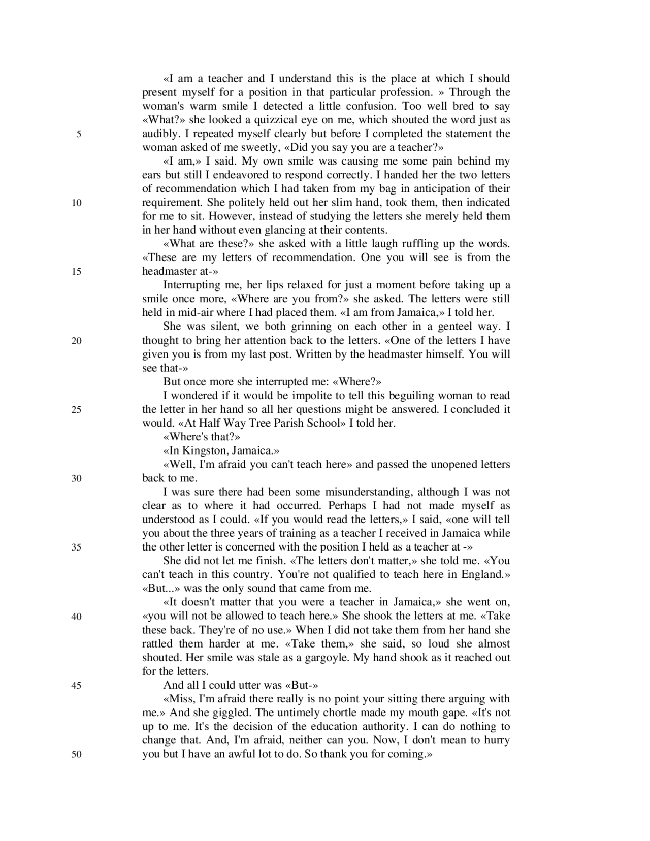 Exercices Langue Anglaise 13 Docsity
