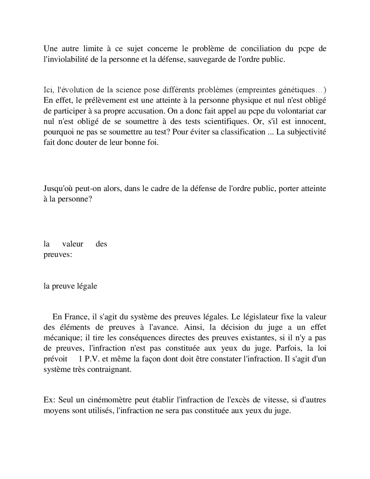 Notes Sur La Procédure Pénale 2° Partie Docsity