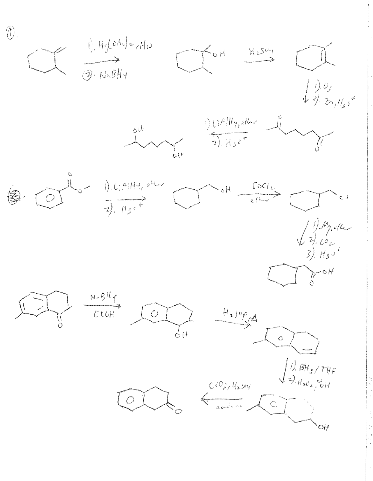 Practice Test 1 with Answers - Advanced Organic Chemistry II | CHEM ...