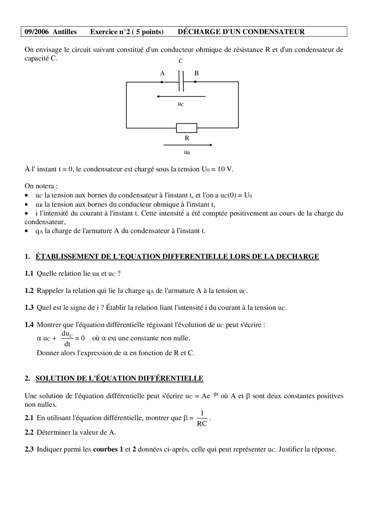 Travaux Pratiques Physisque 10 Docsity
