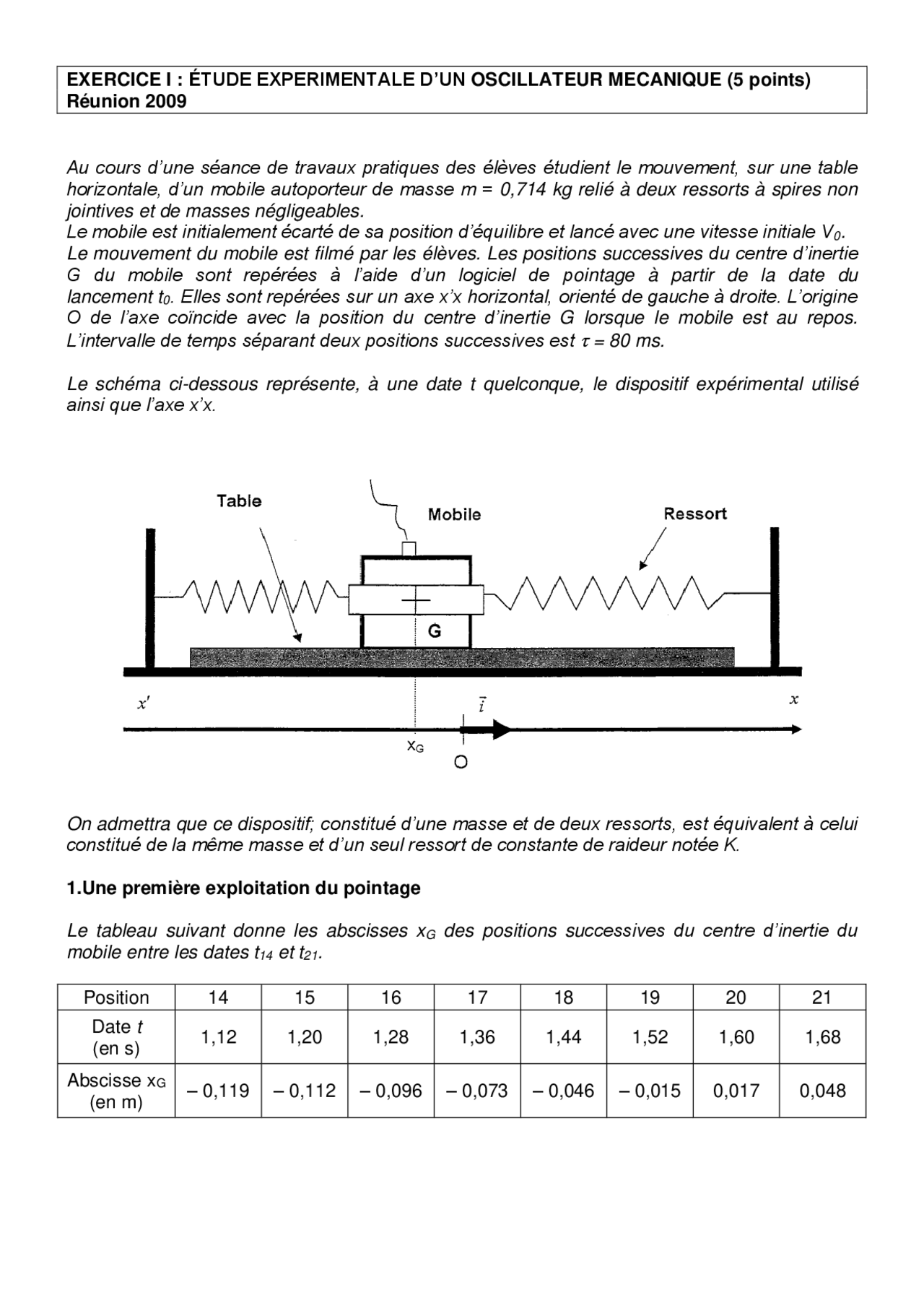 Exercices Sur Les Concepts De Physique 10 Docsity