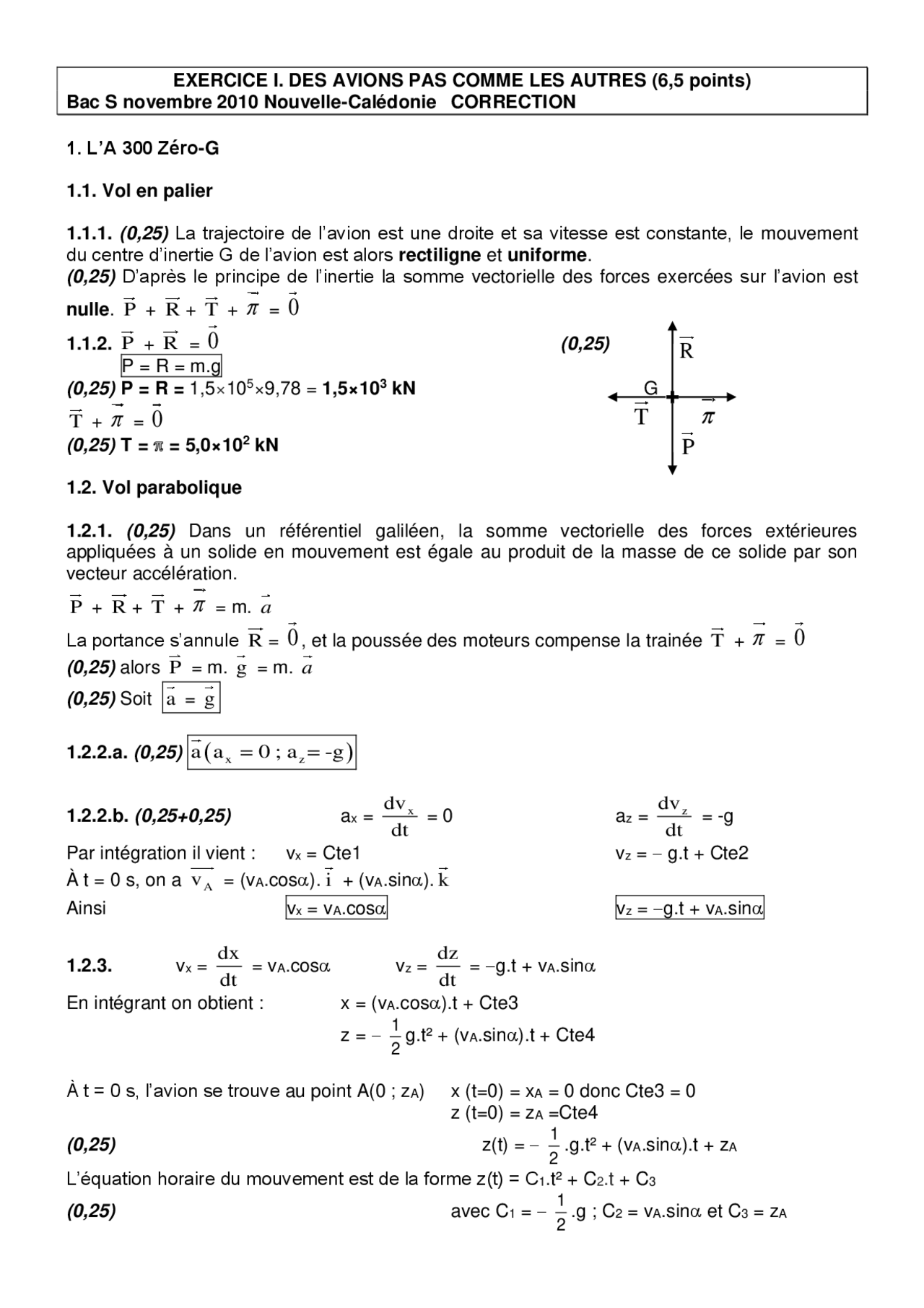 Exercices Sur Les Concepts De Physique 14 Correction Docsity