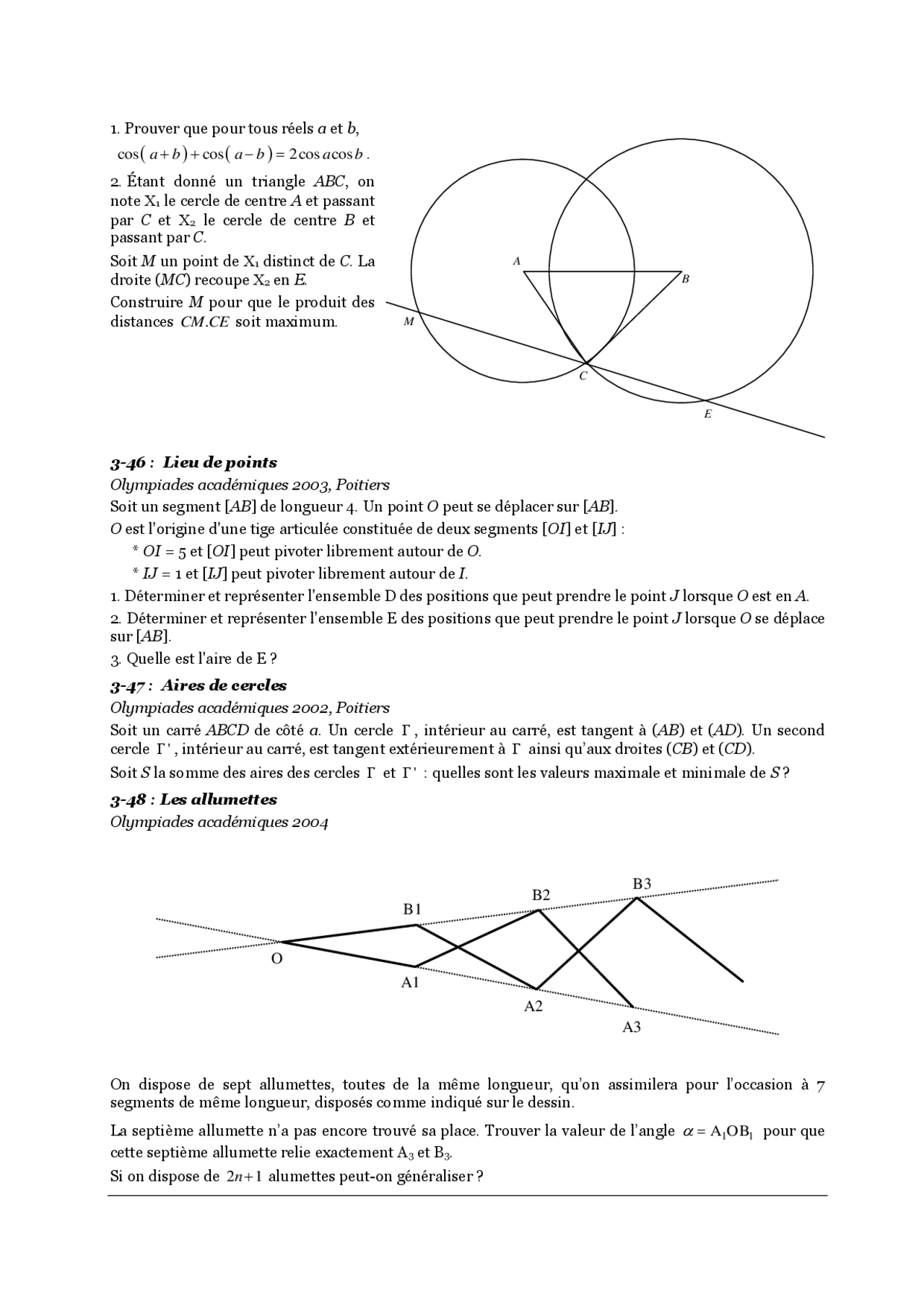 Notes De Sciences Mathèmatiques 2 3° Partie Docsity