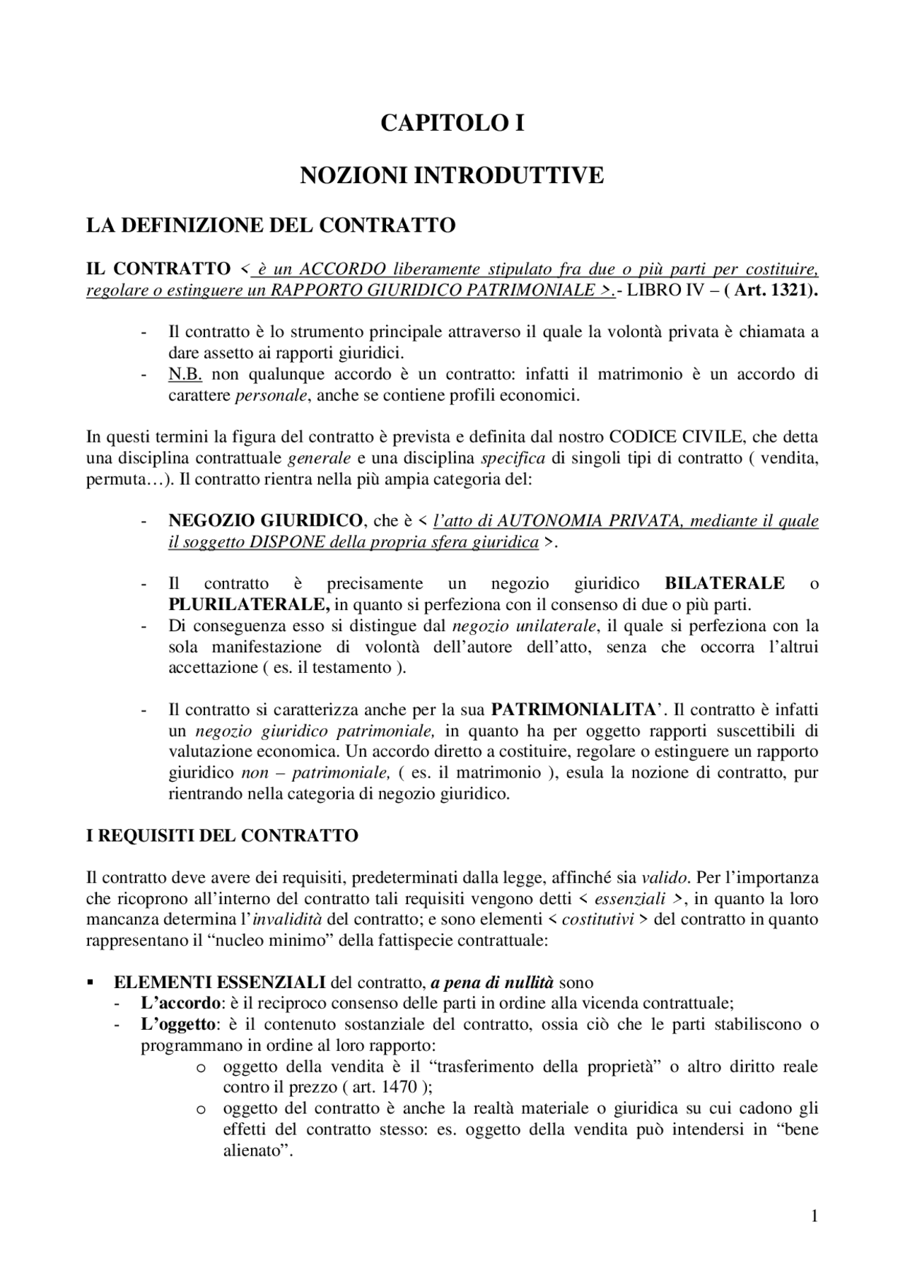 Esame Diritto Civile Vol3 Il Contratto Massimo C Bianca Docsity