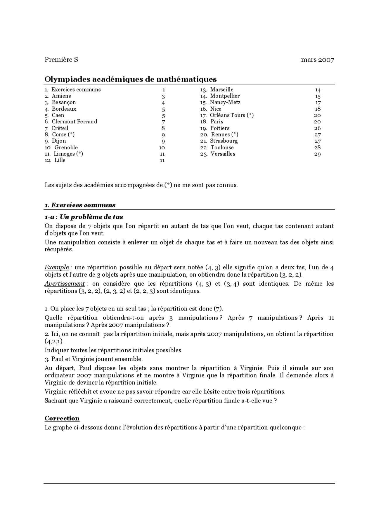 Notes De Sciences Mathèmatiques 5 1° Partie Docsity