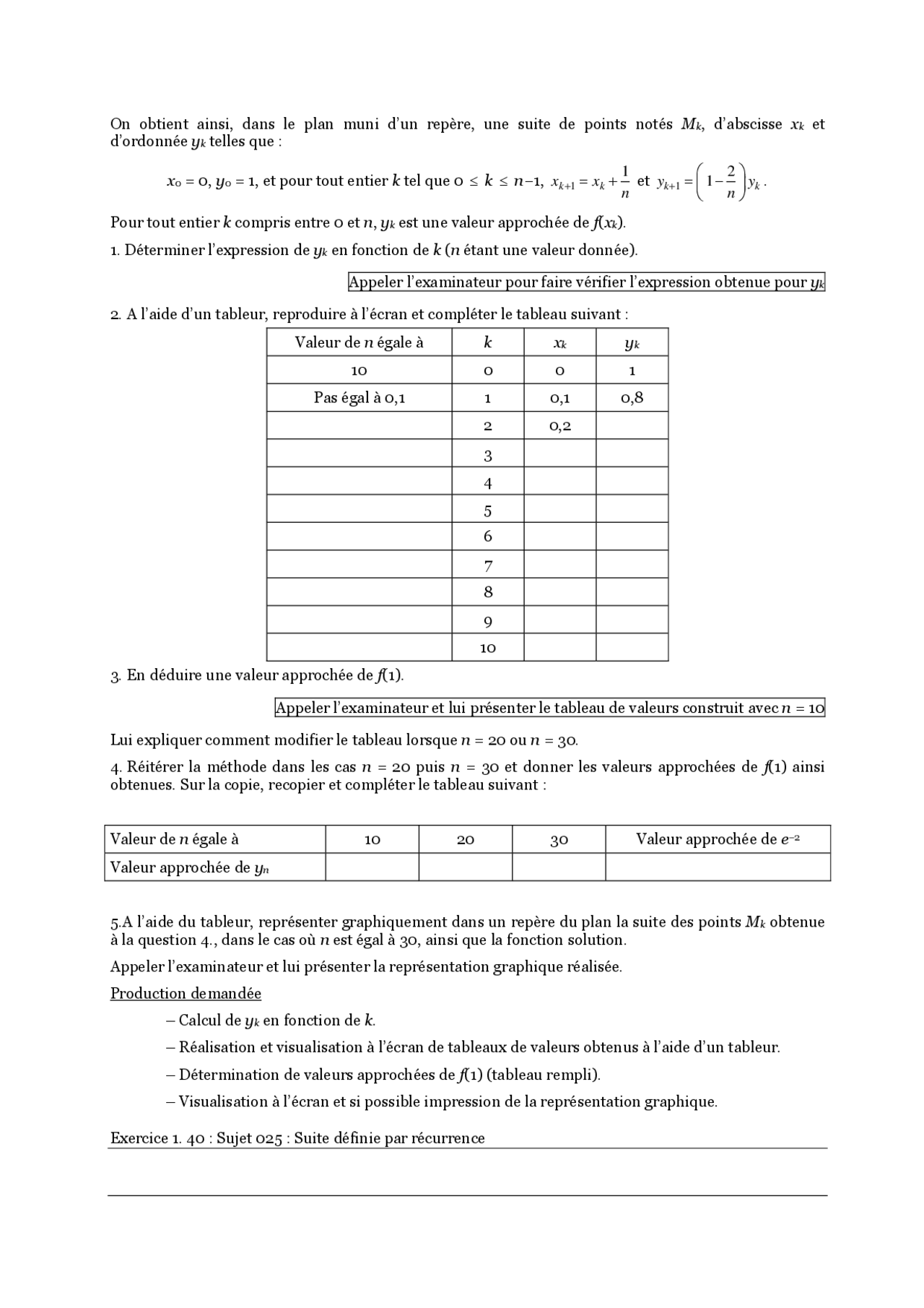 Exercices De Mathématique 4 Mathématique Informatique 3° Partie