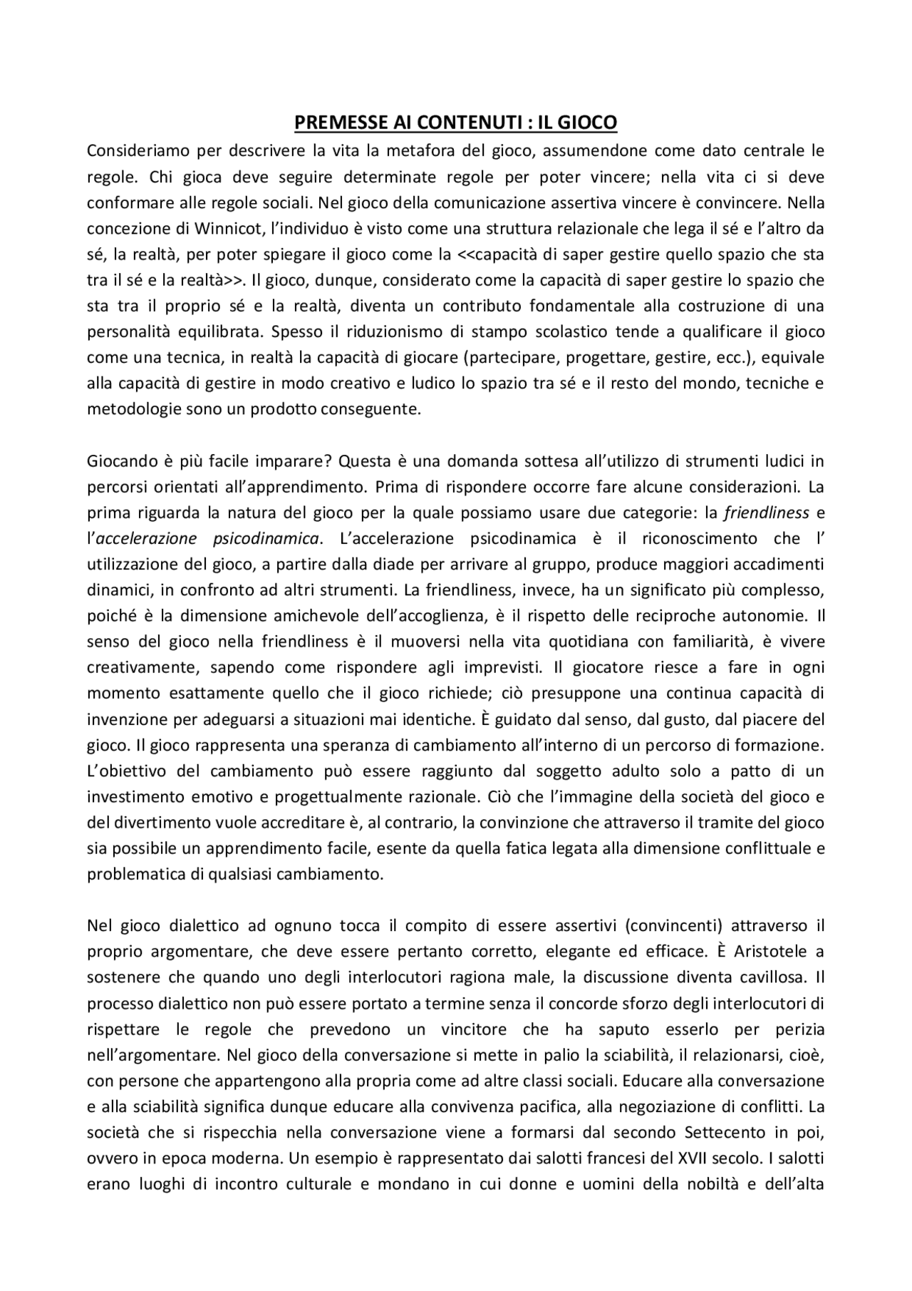Ascoltare E Parlare Docsity