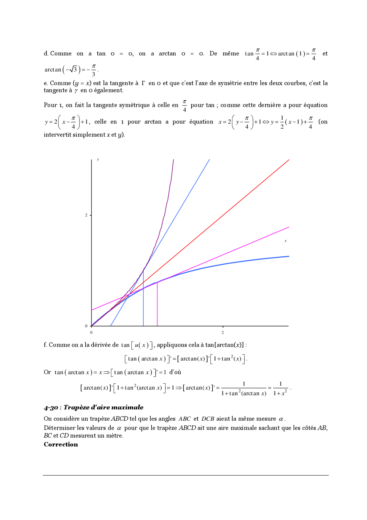 Exercices Fonctions 3° Partie Correction Exercices Méthodes