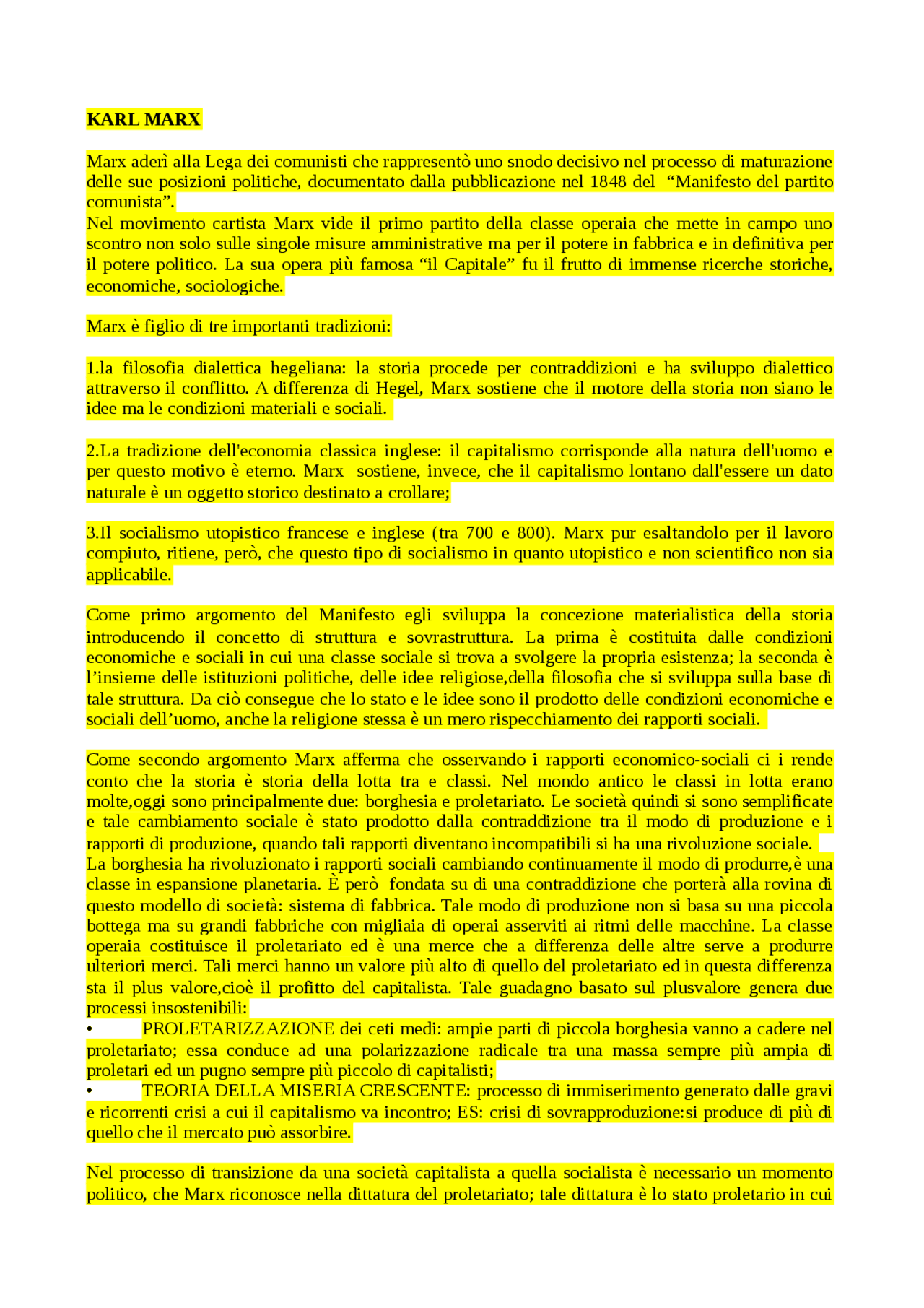 Storia Del Pensiero Politico Docsity