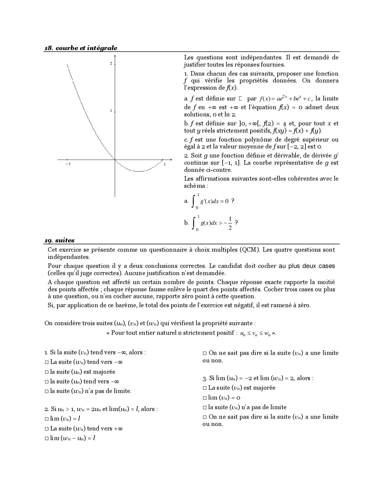 Exercices De Statistiques 2 2° Partie Docsity